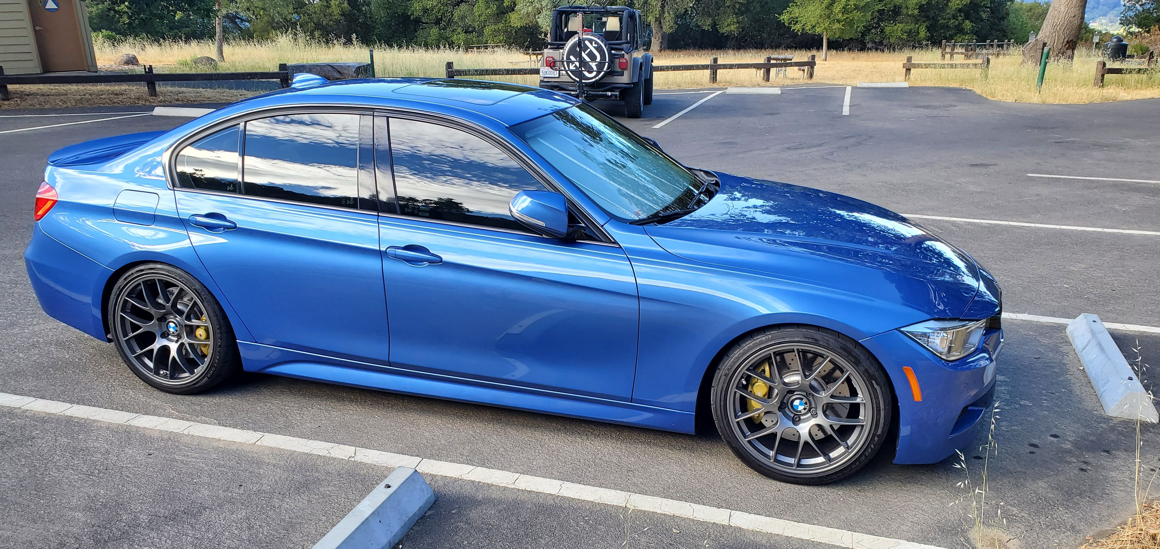 BMW F30 Sedan 3 Series with 19" EC-7 in Anthracite on BMW F30 F31 F34 ...