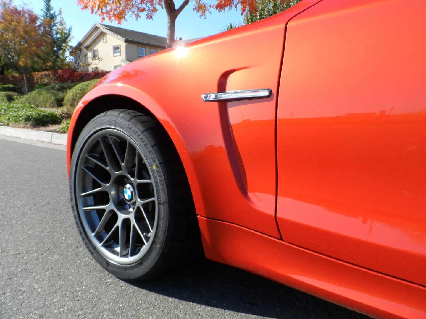 BMW E82 1M with 18" ARC-8 Wheels in Satin Black