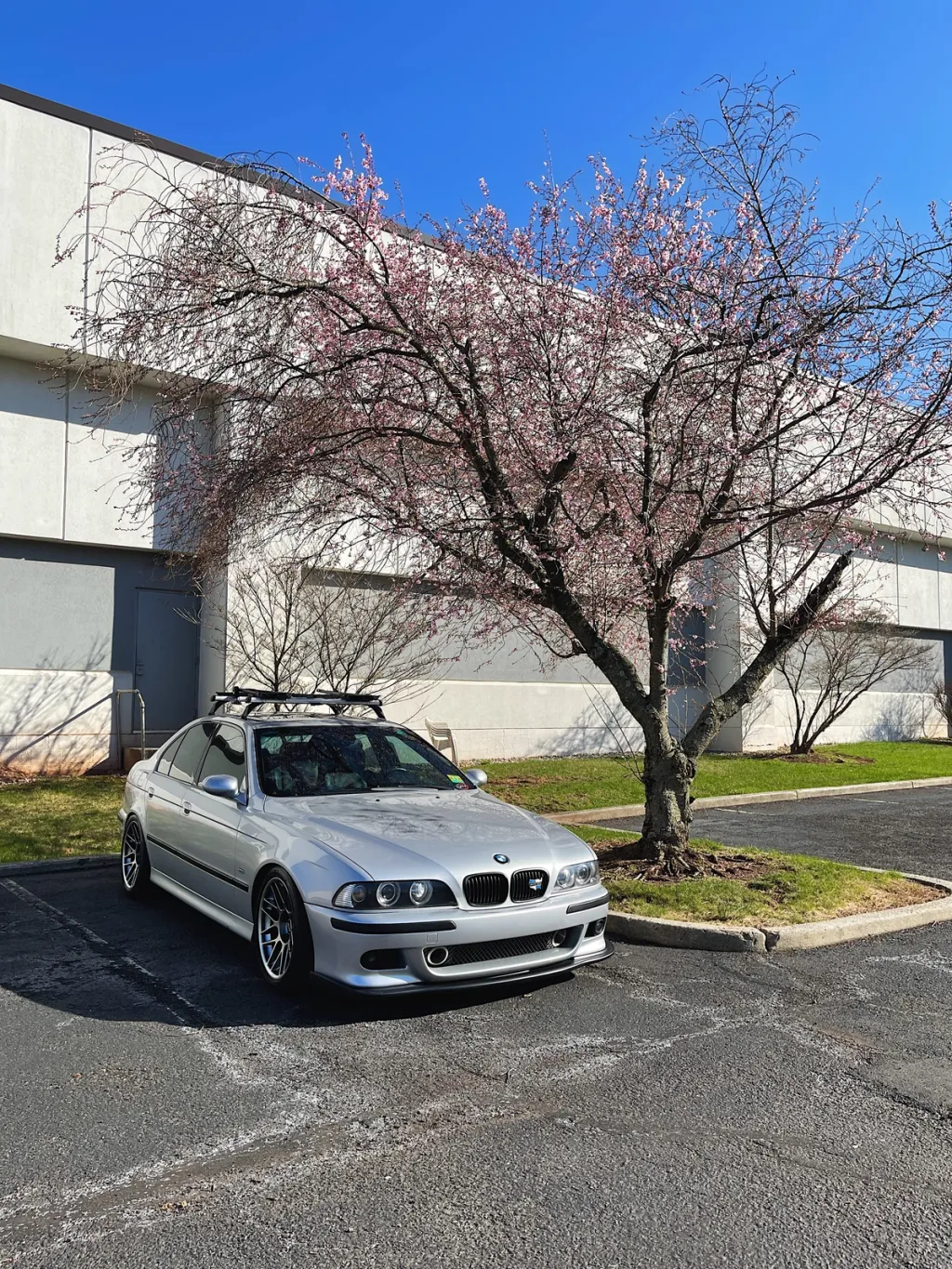 BMW E39 5 Series with 18" ARC-8 Wheels in Anthracite
