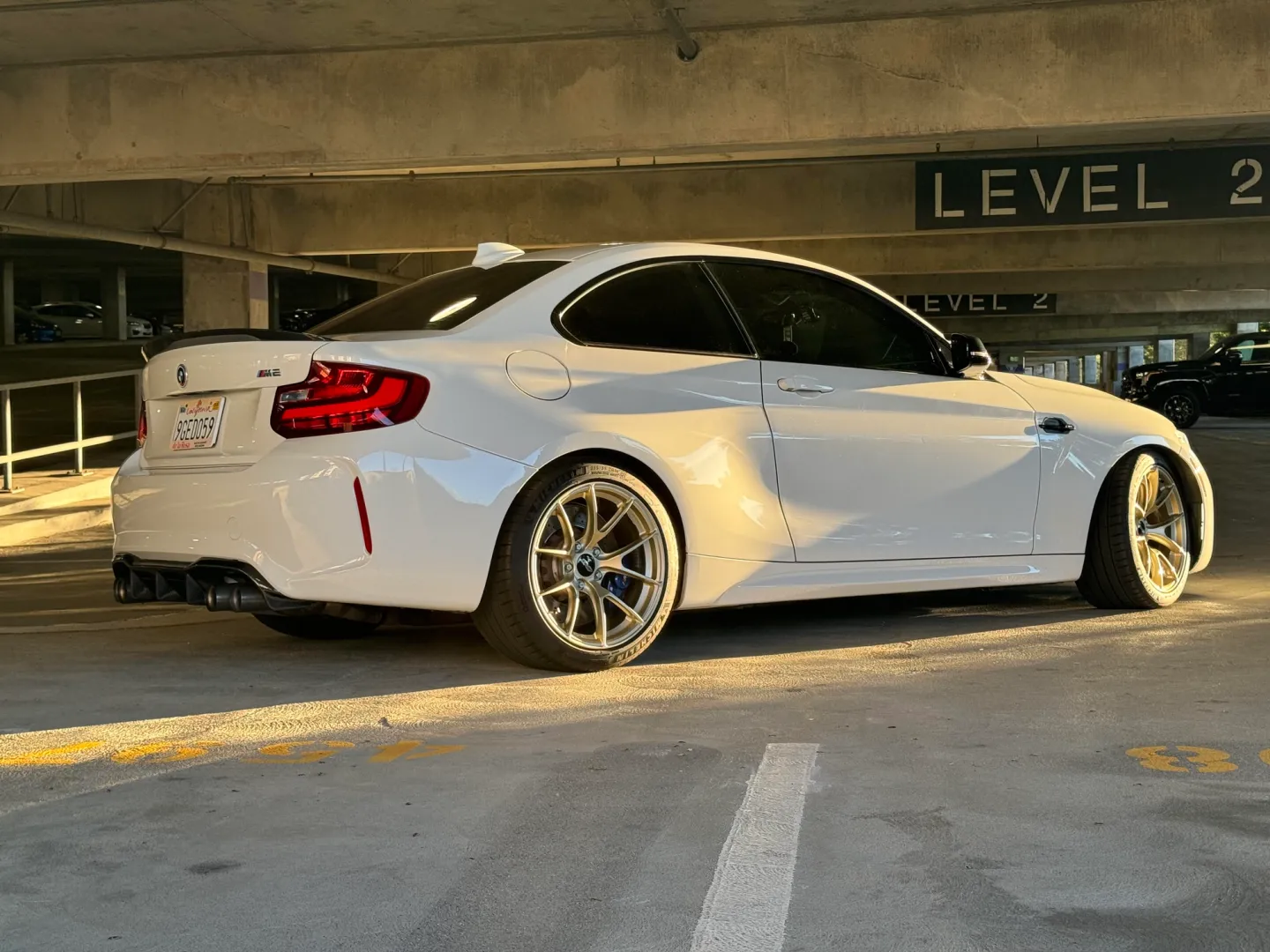 BMW F87 M2 with 18" VS-5RS Wheels in Motorsport Gold