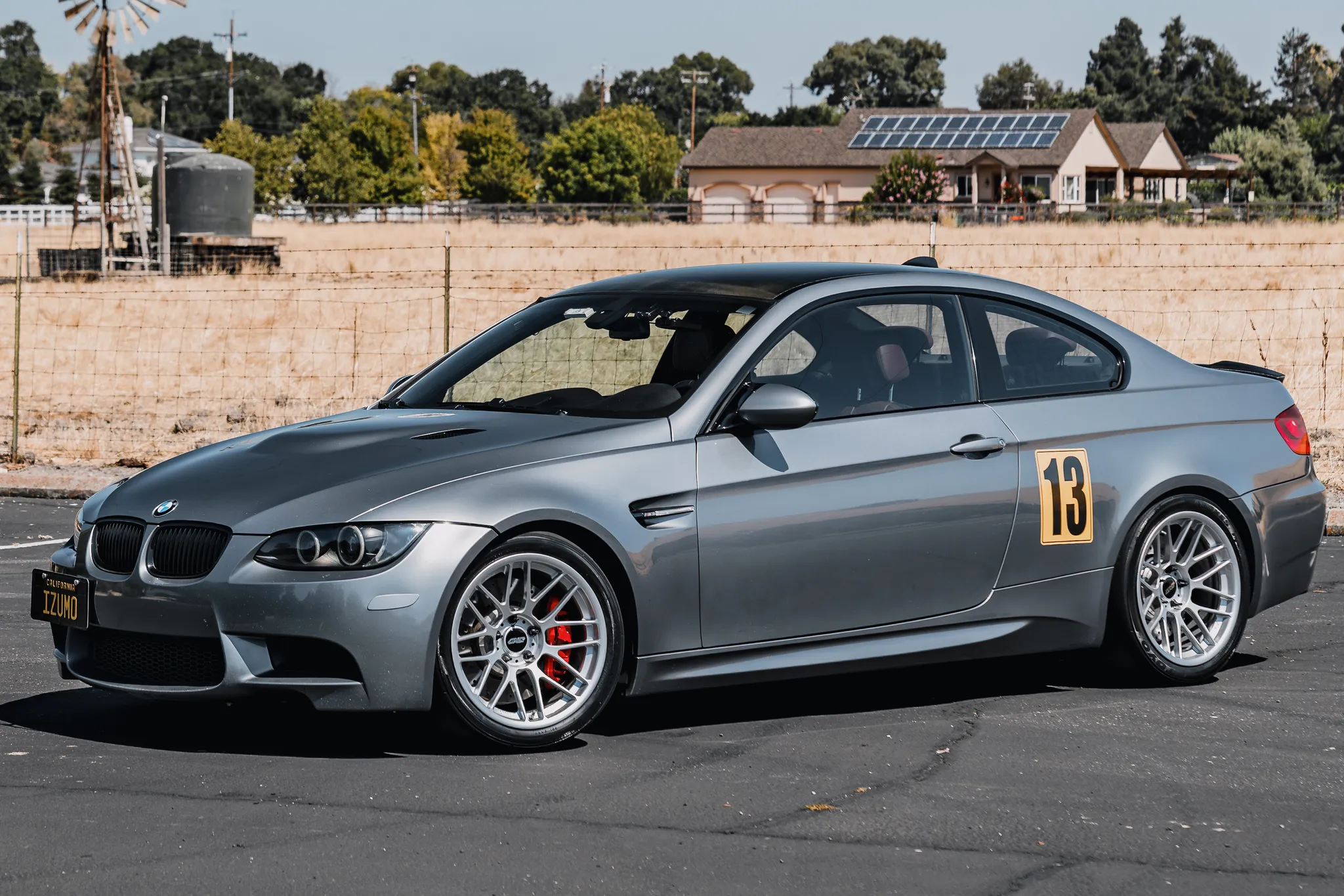 BMW E92 Coupe M3 with 18" ARC-8RT Wheels in Race Silver