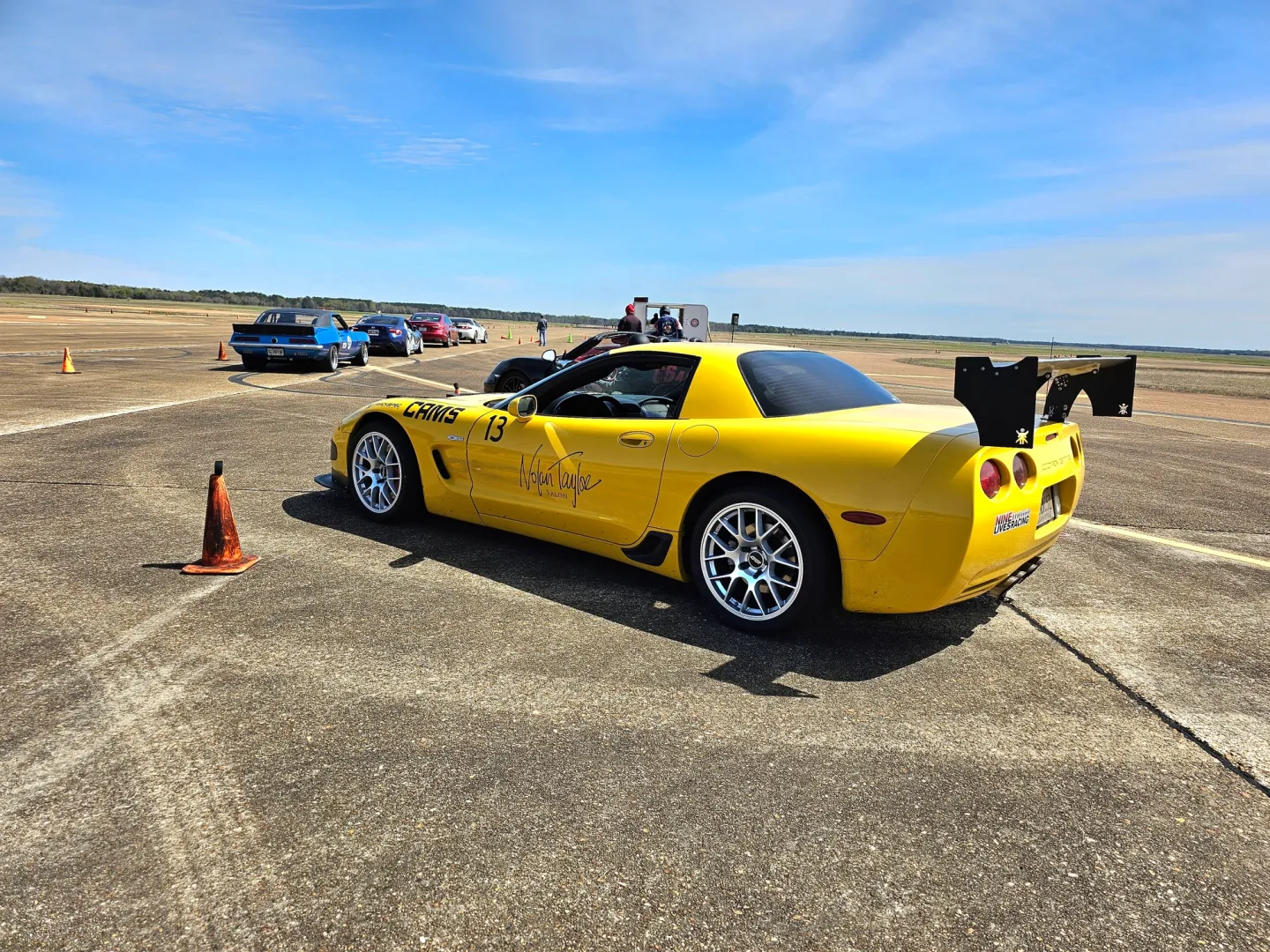 Chevrolet C5 Corvette Z06 with 18" EC-7 Wheels in Race Silver