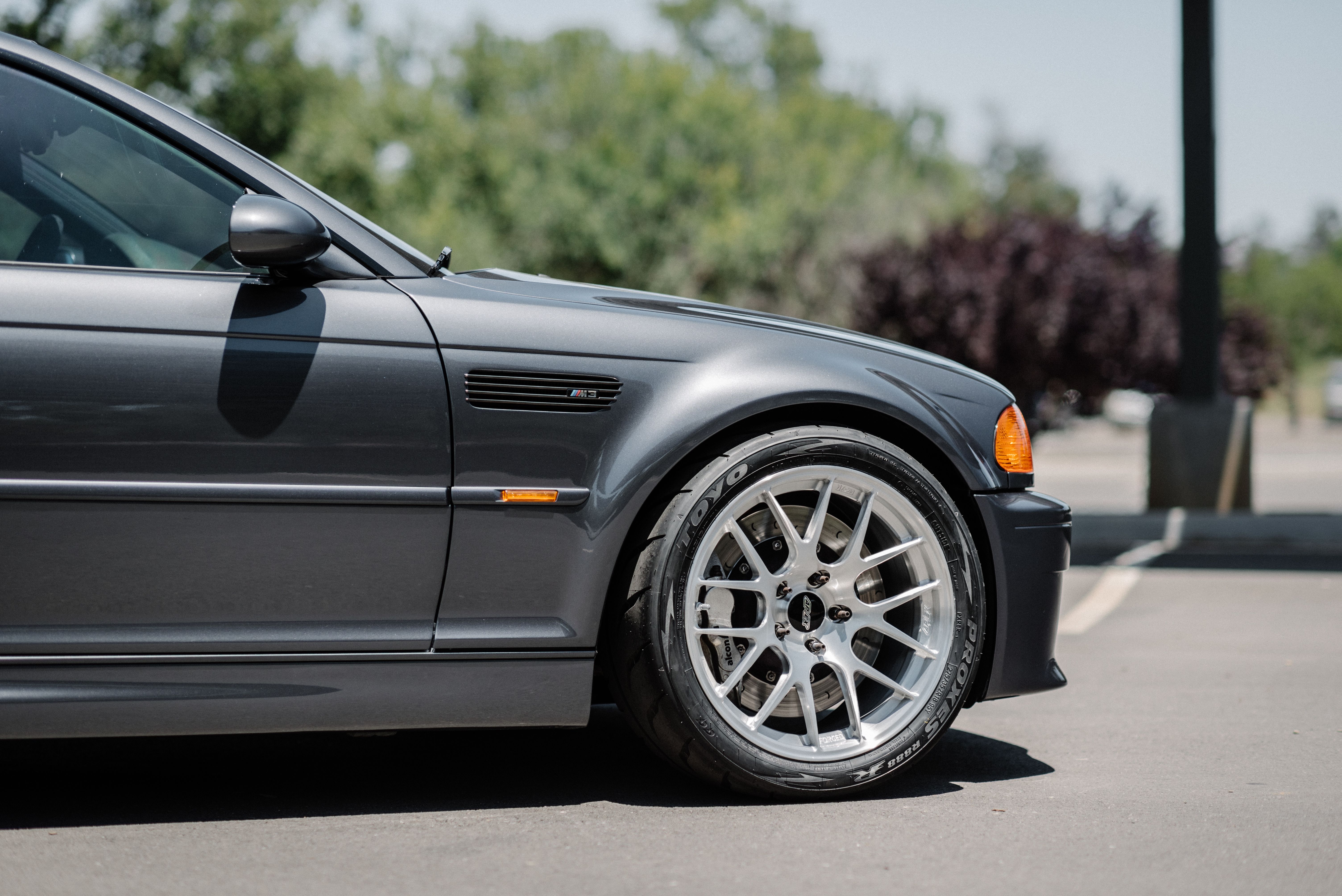 BMW E46 M3 With EC-7R Forged Wheels