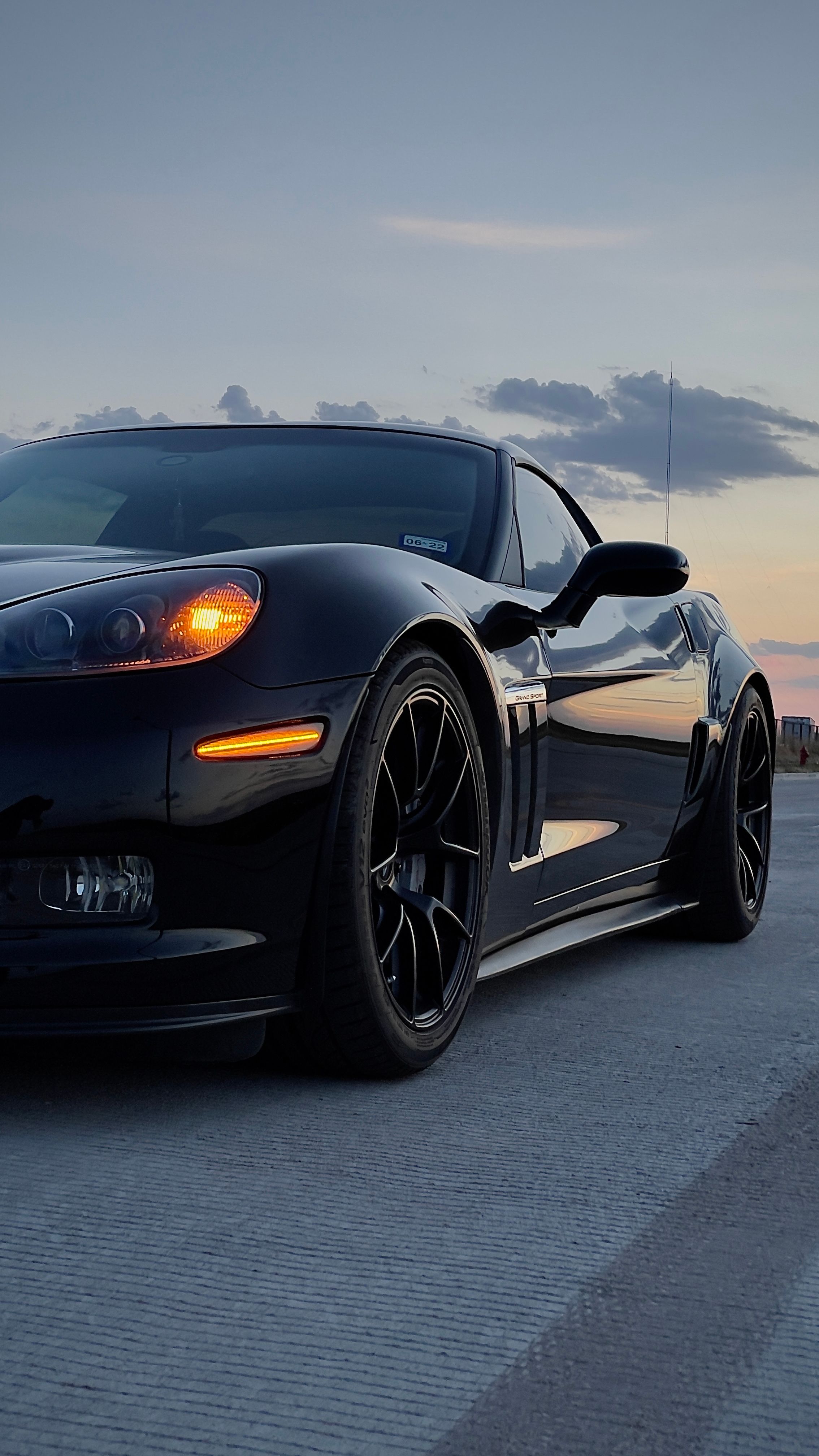 Chevrolet C6 Corvette Grand Sport with 18"/19" VS-5RS Wheels in Satin Black