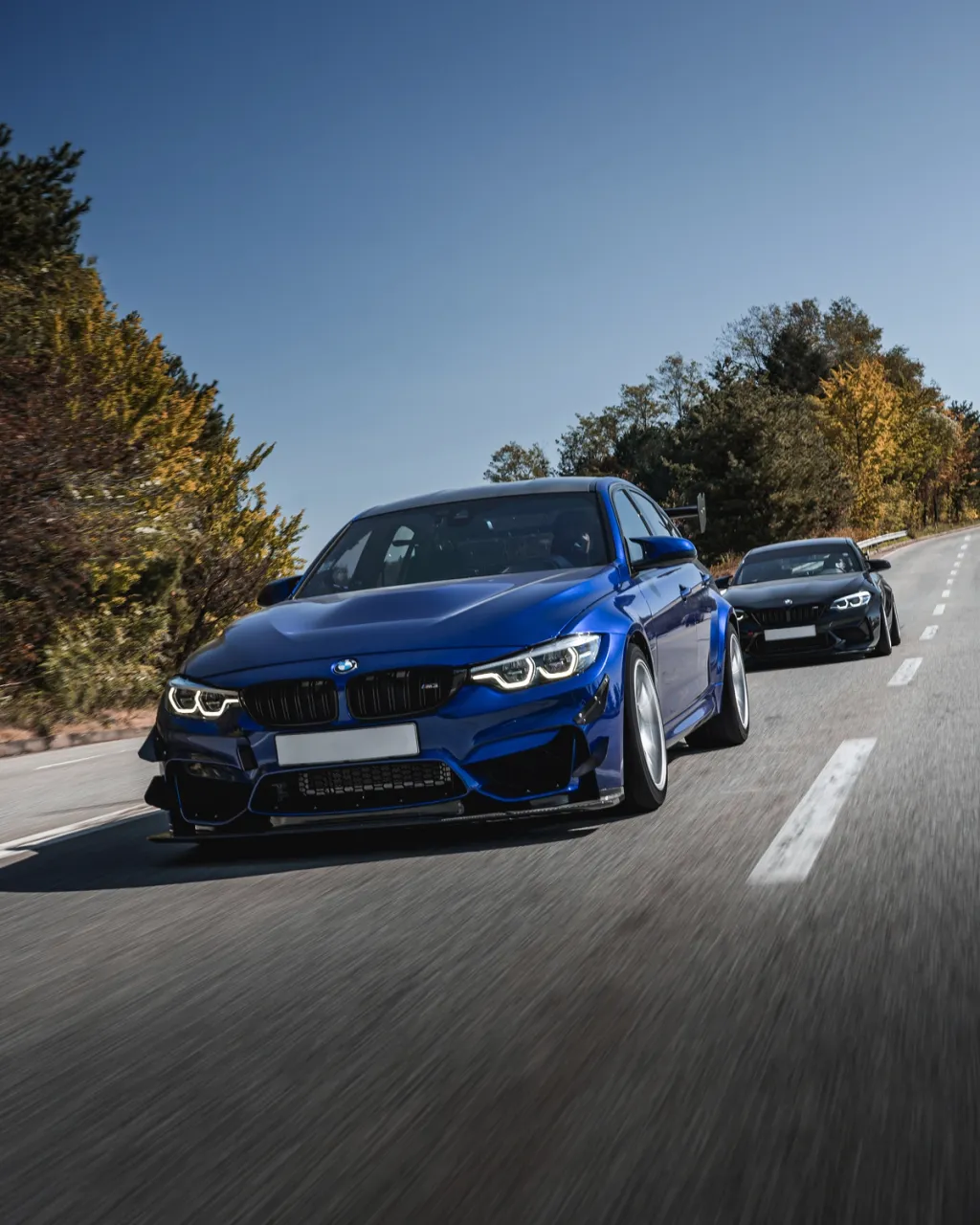 BMW F80 M3 with 18" SM-10 Wheels in Race Silver
