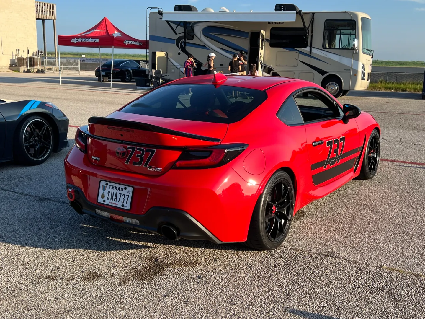Toyota GR86 with 17" VS-5RS Wheels in Satin Black