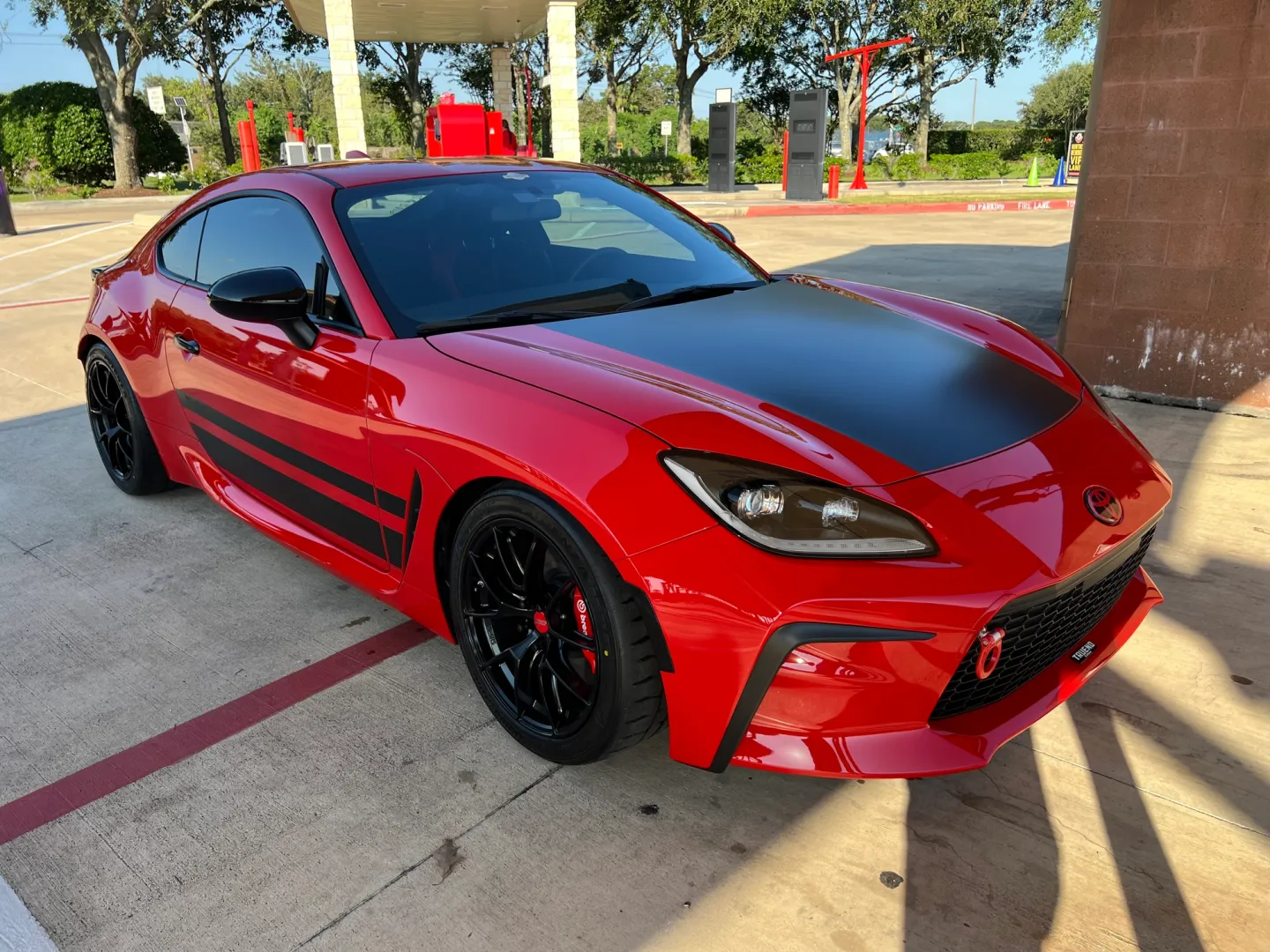 Toyota GR86 with 17" VS-5RS Wheels in Satin Black