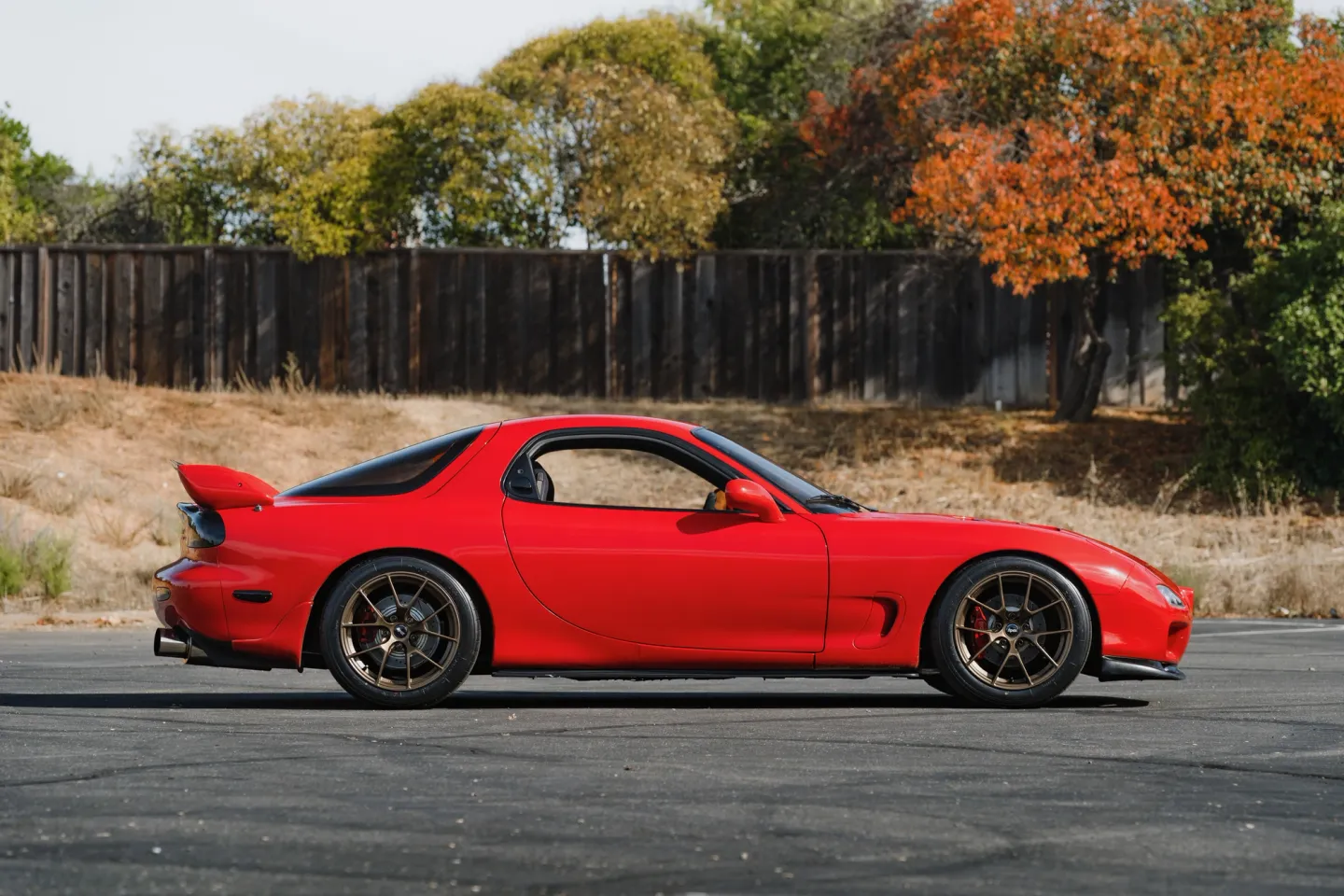Mazda FD RX-7 with 17" VS-5RS Wheels in Satin Bronze