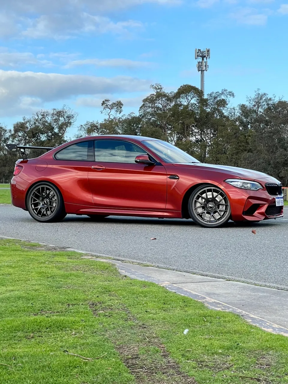 BMW F87 M2 with 19" EC-7 Wheels in Anthracite