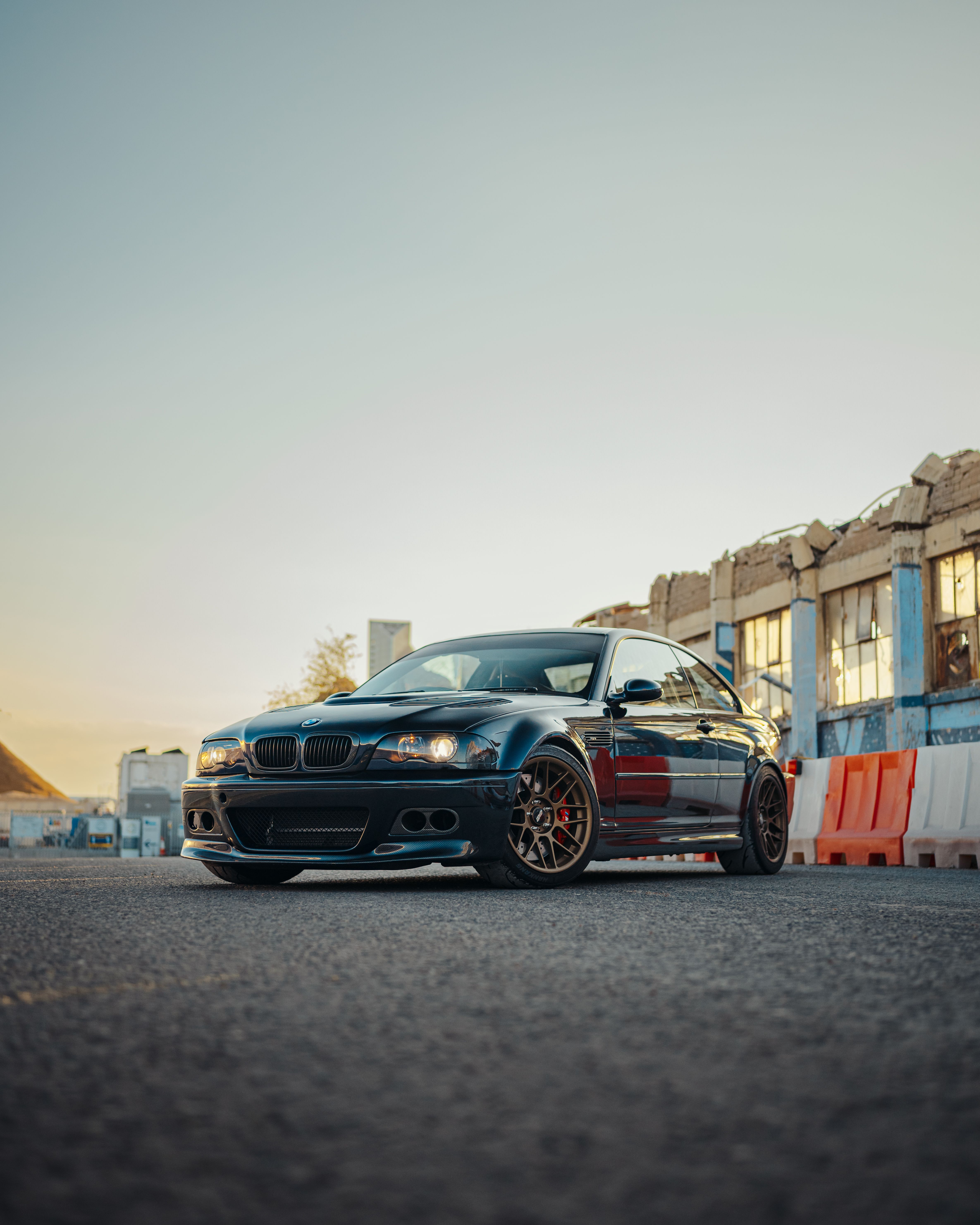 BMW E46 M3 with 18" ARC-8 in Satin Bronze on BMW E46 - Apex Album