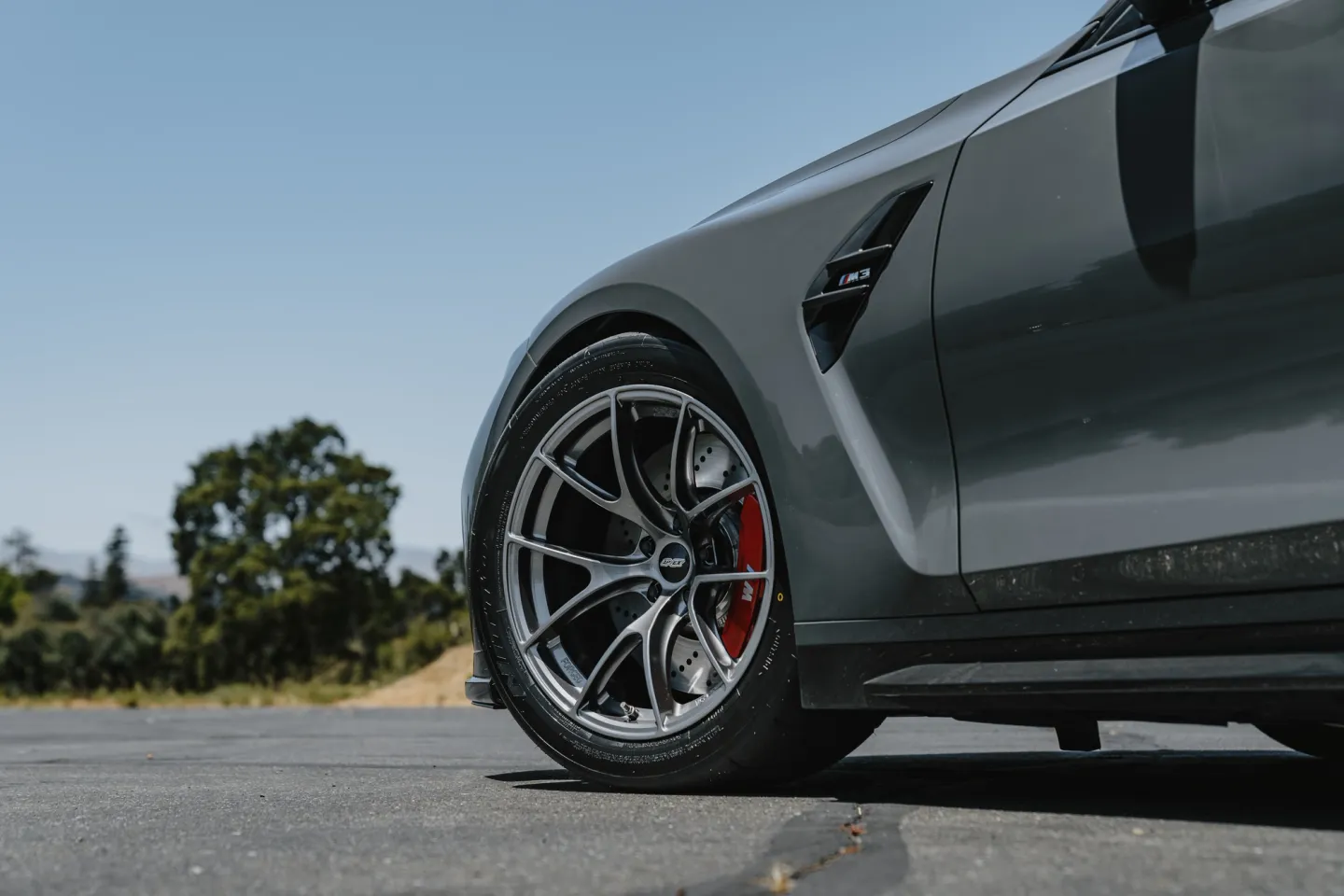 BMW G80 M3 with 18" VS-5RS Wheels in Anthracite
