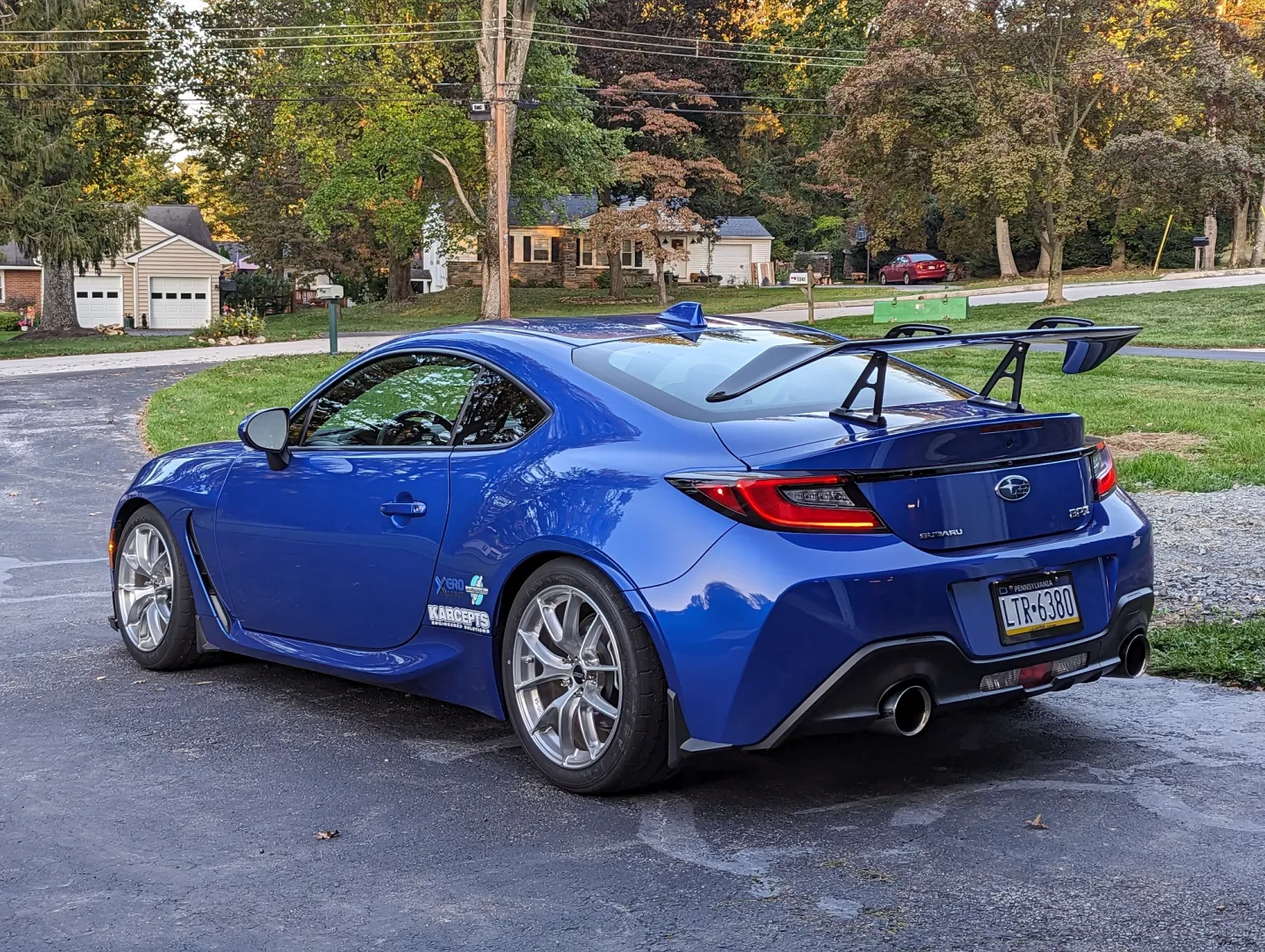 Subaru ZD8 / Gen 2 BRZ with 17" VS-5RS Wheels in Brushed Clear