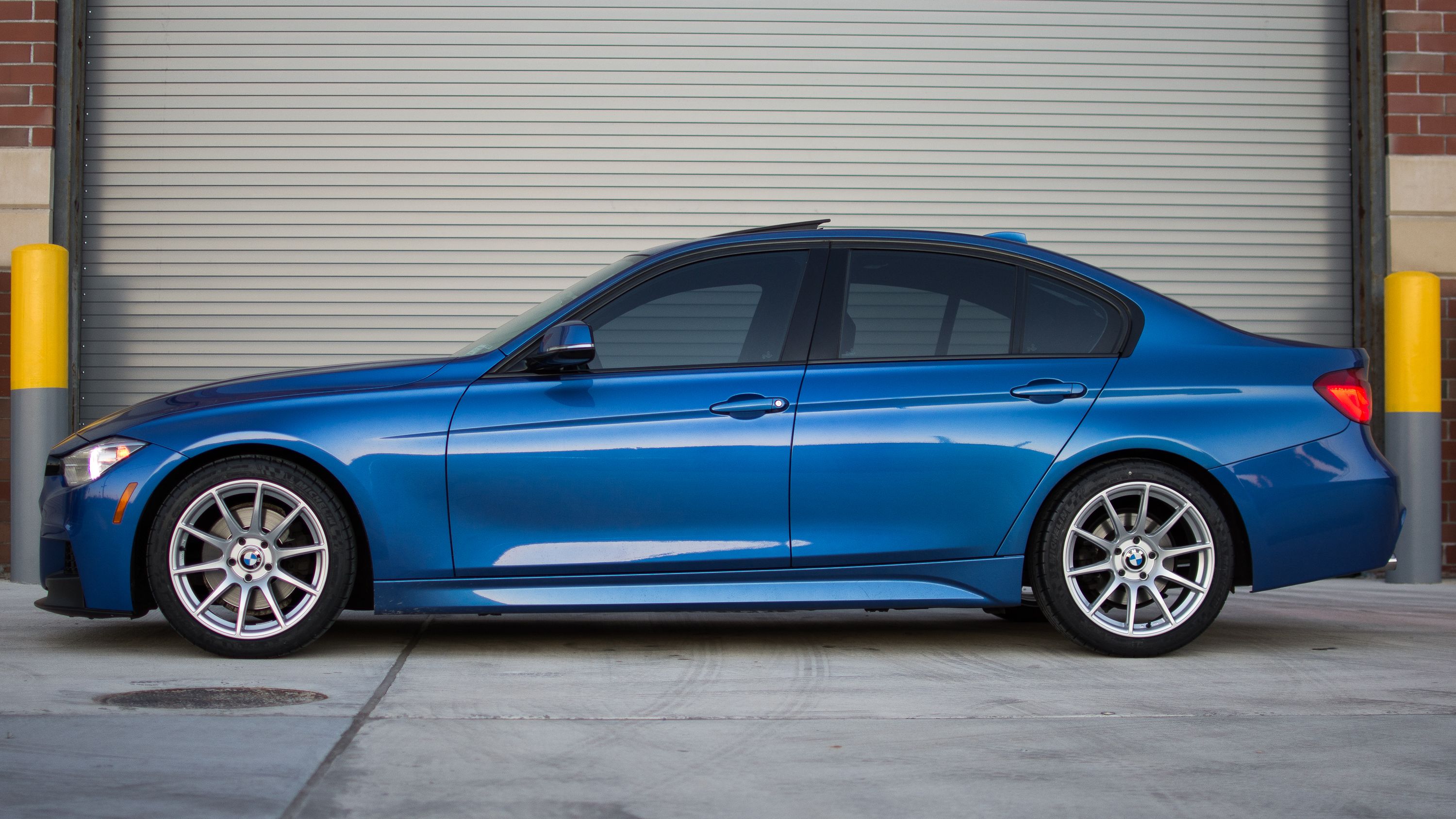 BMW F30 Sedan 3 Series with 18" SM-10 in Race Silver on BMW F30 F31 F34 ...