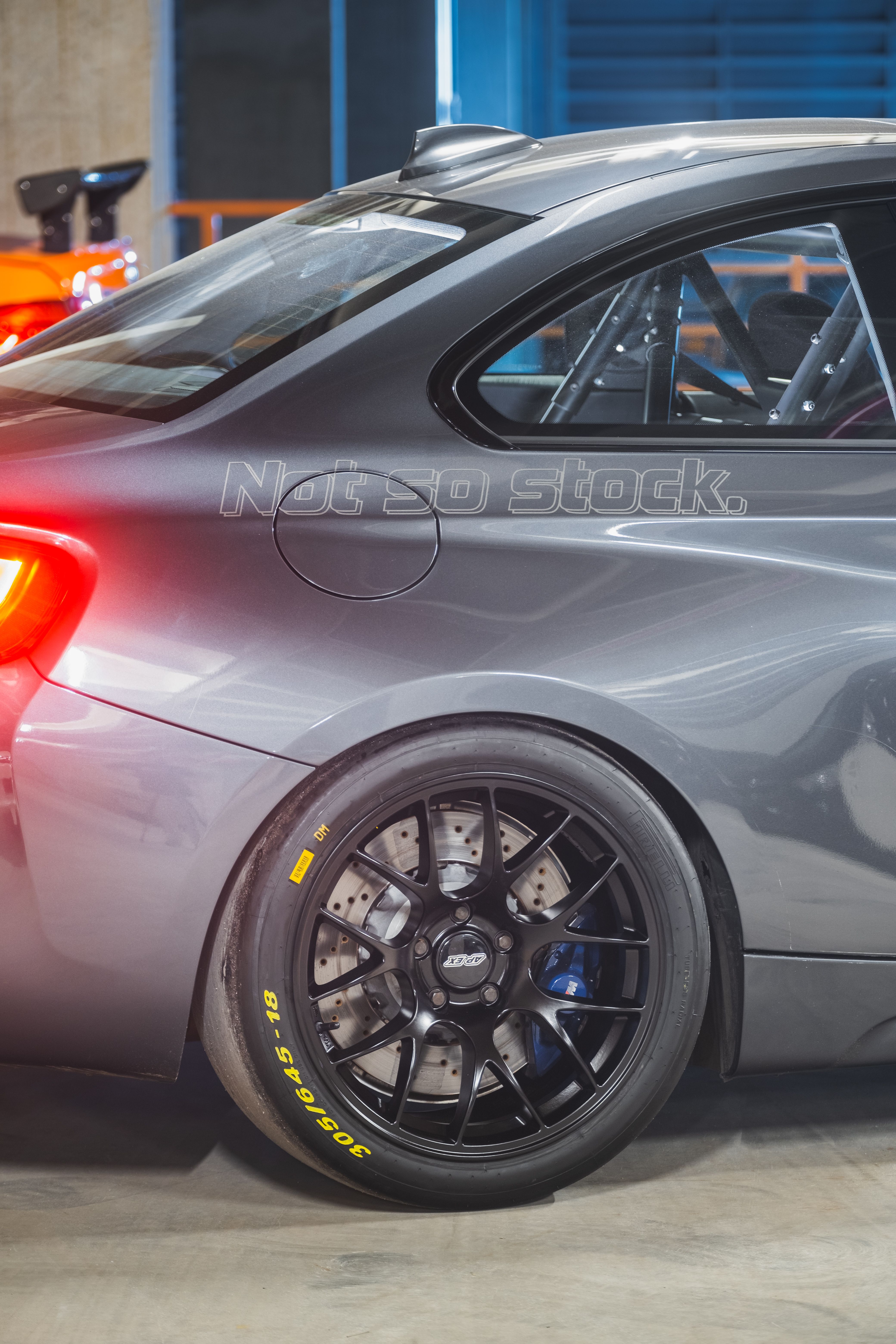 BMW F87 M2 with 18" EC-7 Wheels in Satin Black