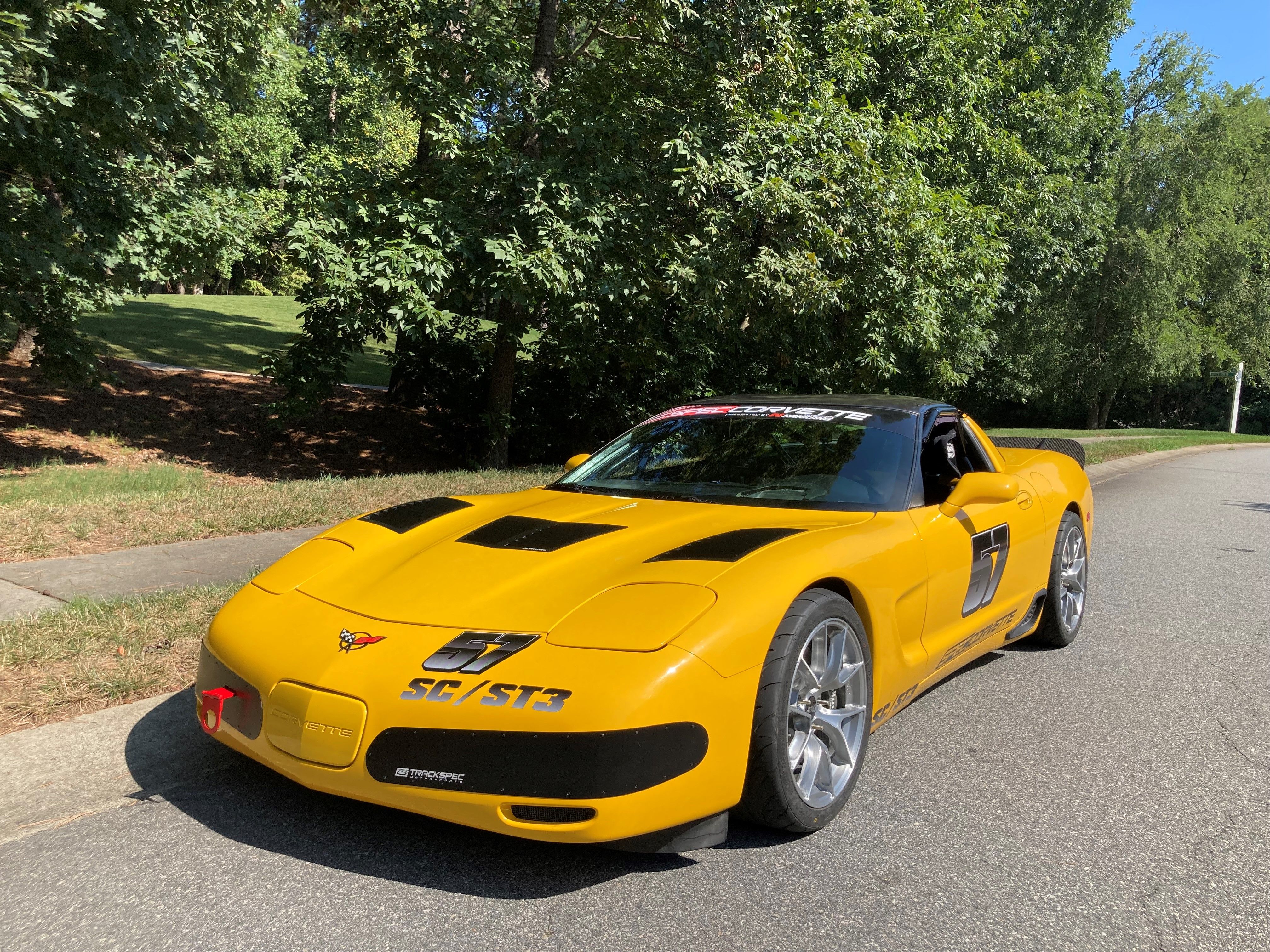 Chevrolet C5 Spec Corvette with 18" VS-5RS in Brushed Clear on ...