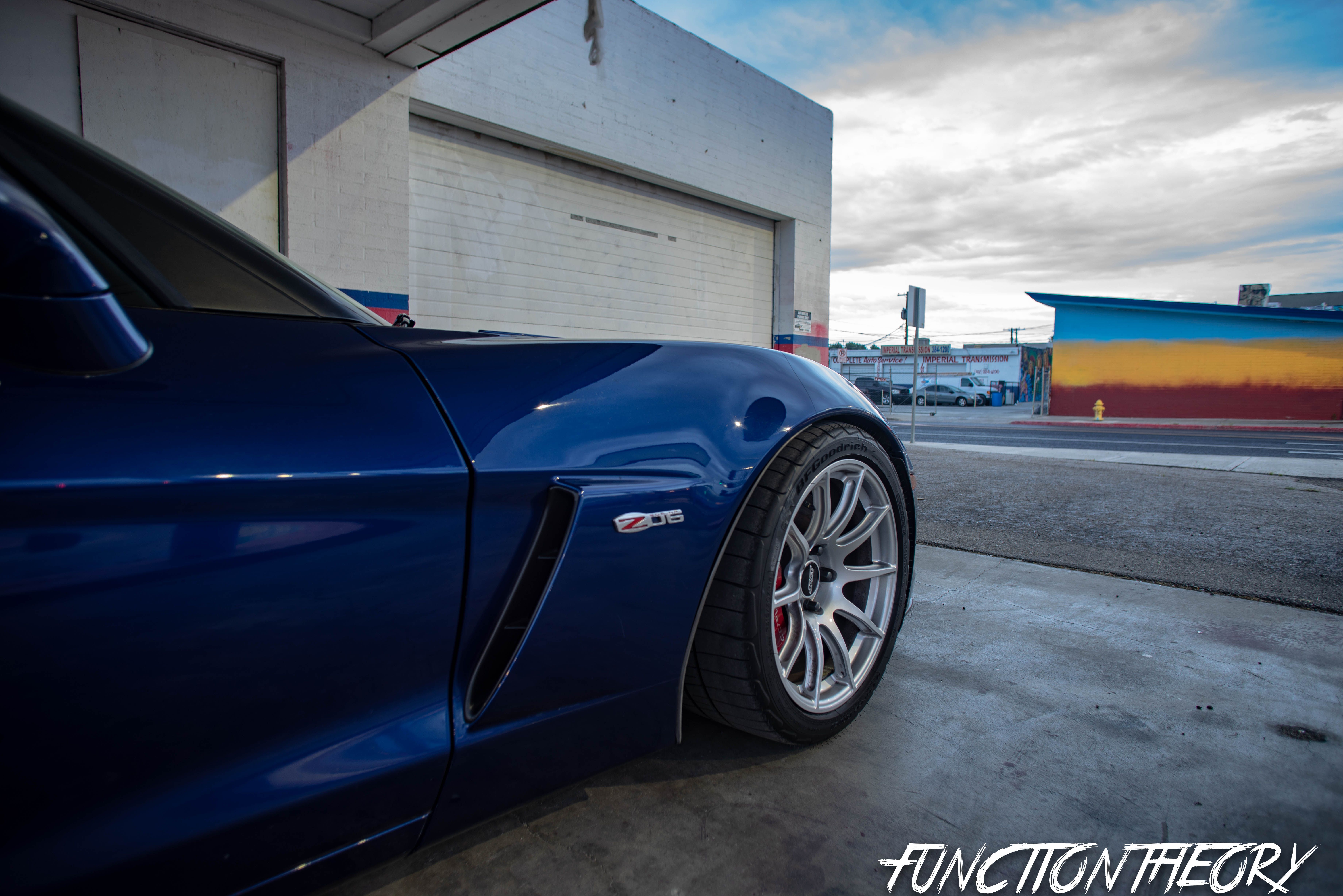 Chevrolet C6 Corvette Z06 with 18" SM-10 in Race Silver on Chevrolet C6 ...
