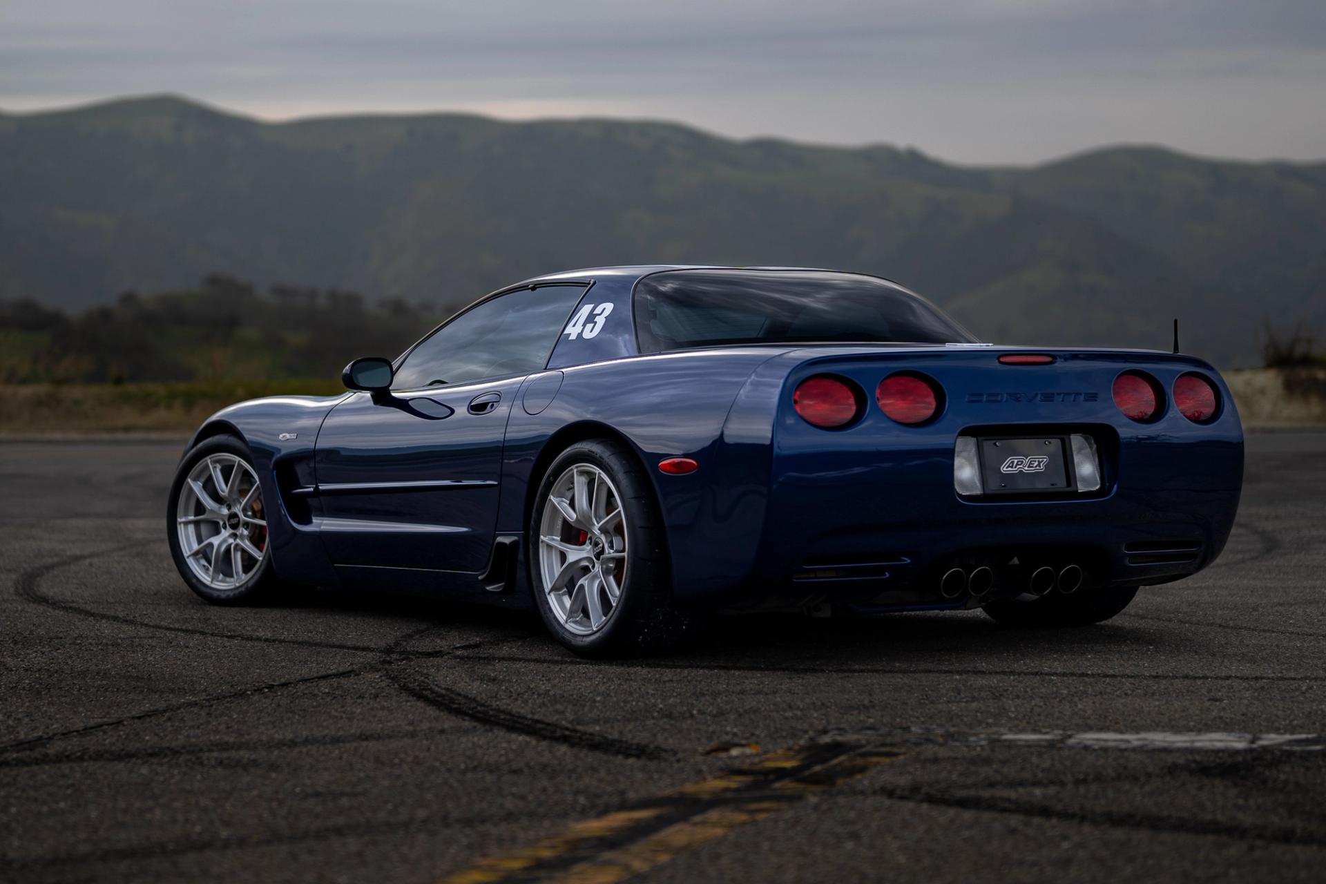 Chevrolet C5 Corvette Z06 with 18" VS-5RS in Brushed Clear on Chevrolet ...