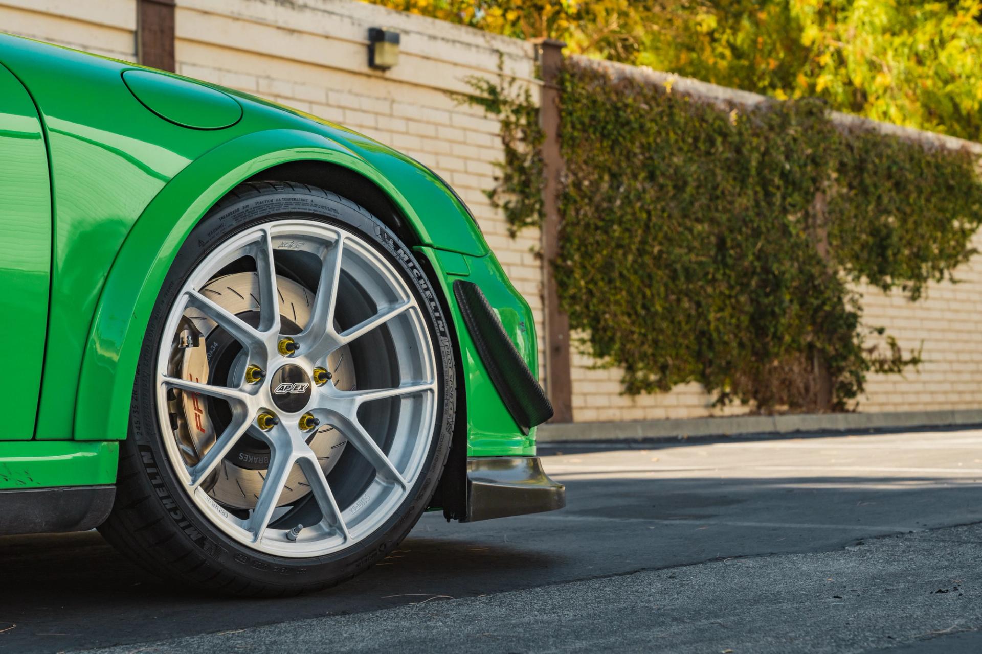 Porsche 911 997 GT3 RS with 19" VS-5RS Wheels in Brushed Clear