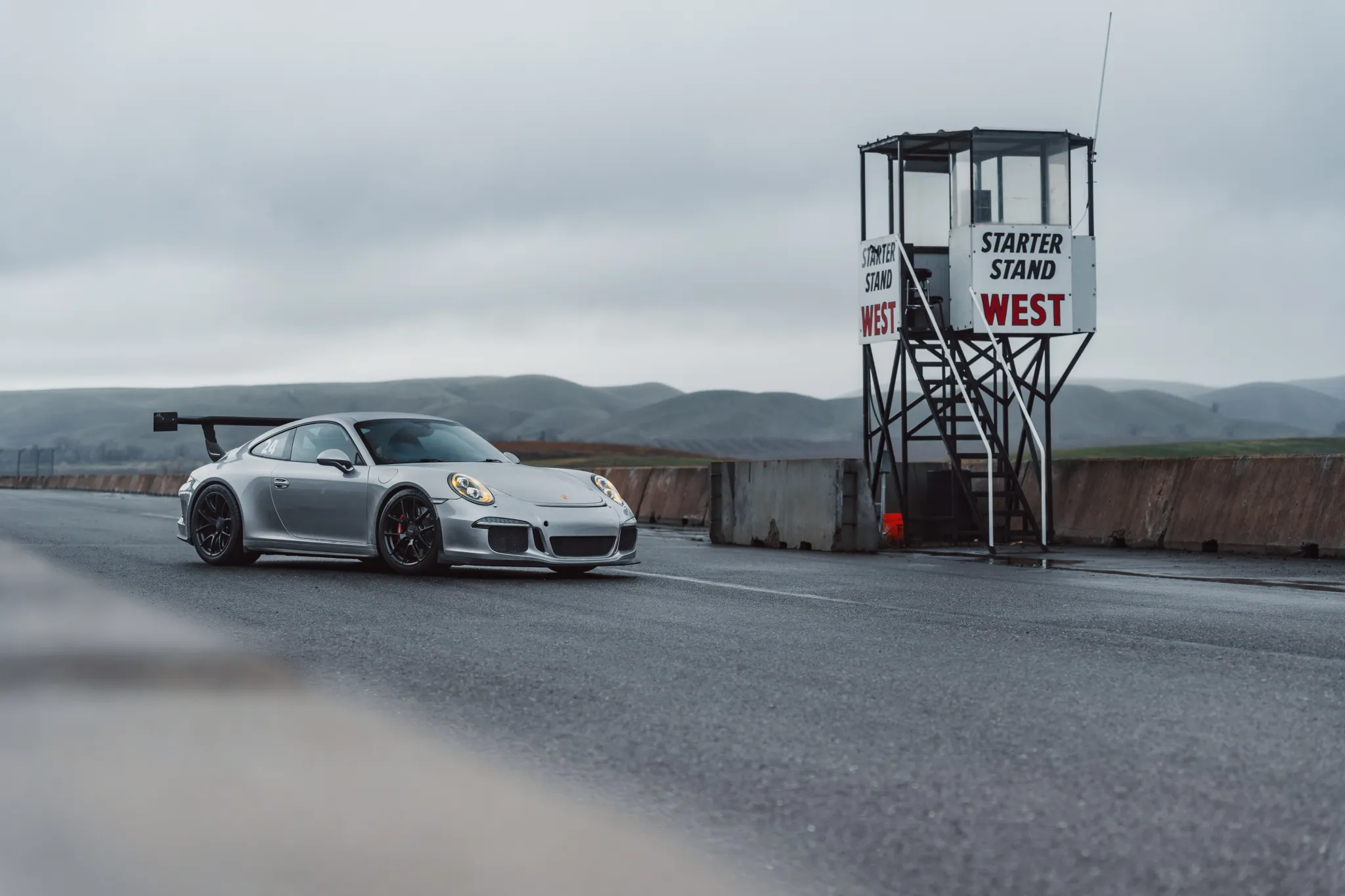 Porsche 911 991.1 GT3 with 19" VS-5RE Wheels in Satin Black