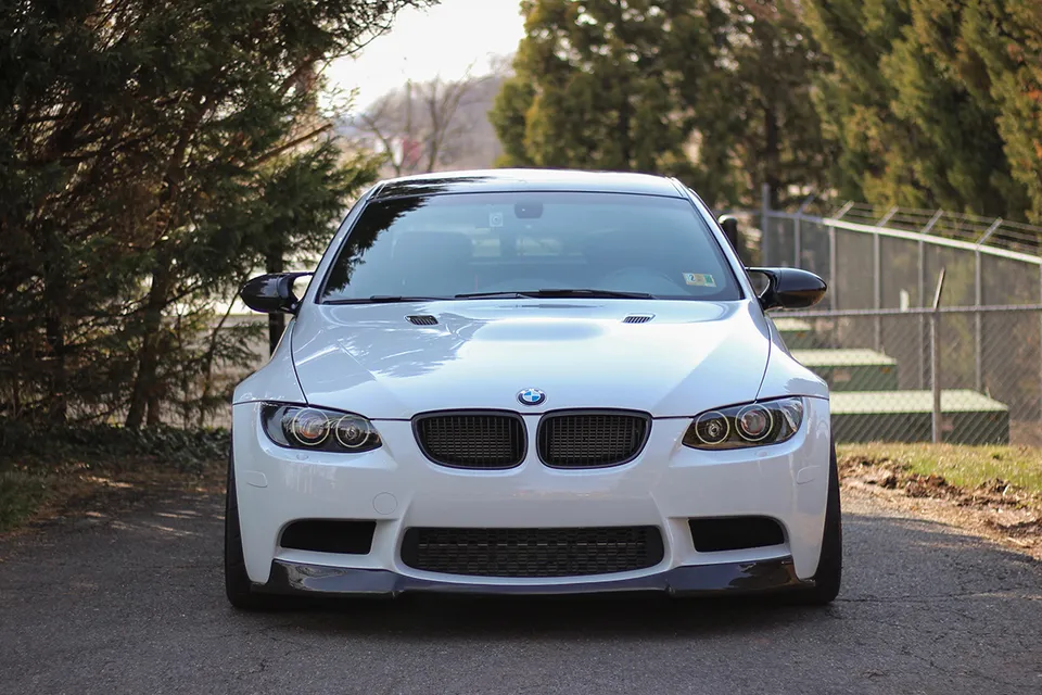 Andre’s Alpine White E92 M3 ZCP With 18″ ARC-8 Wheels
