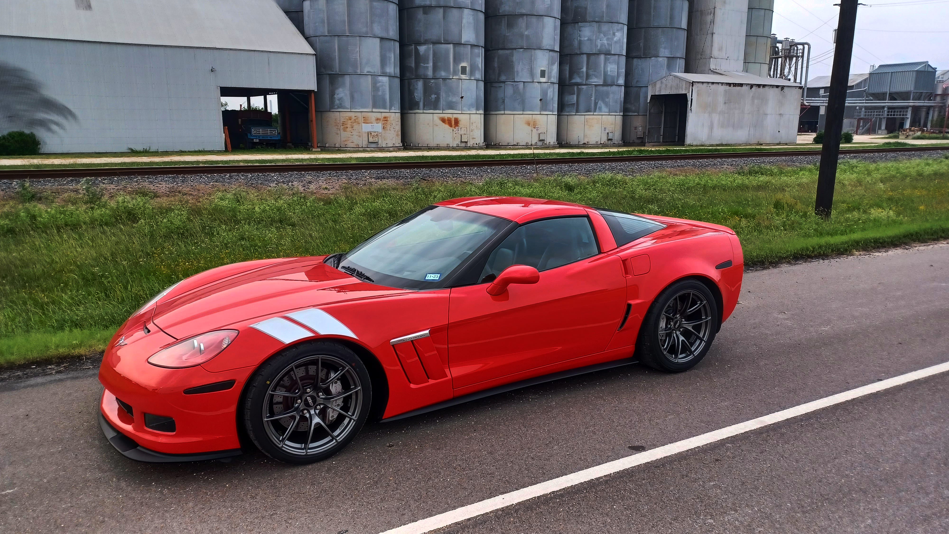 Chevrolet C6 Corvette Grand Sport with 19" VS-5RS Wheels in Anthracite