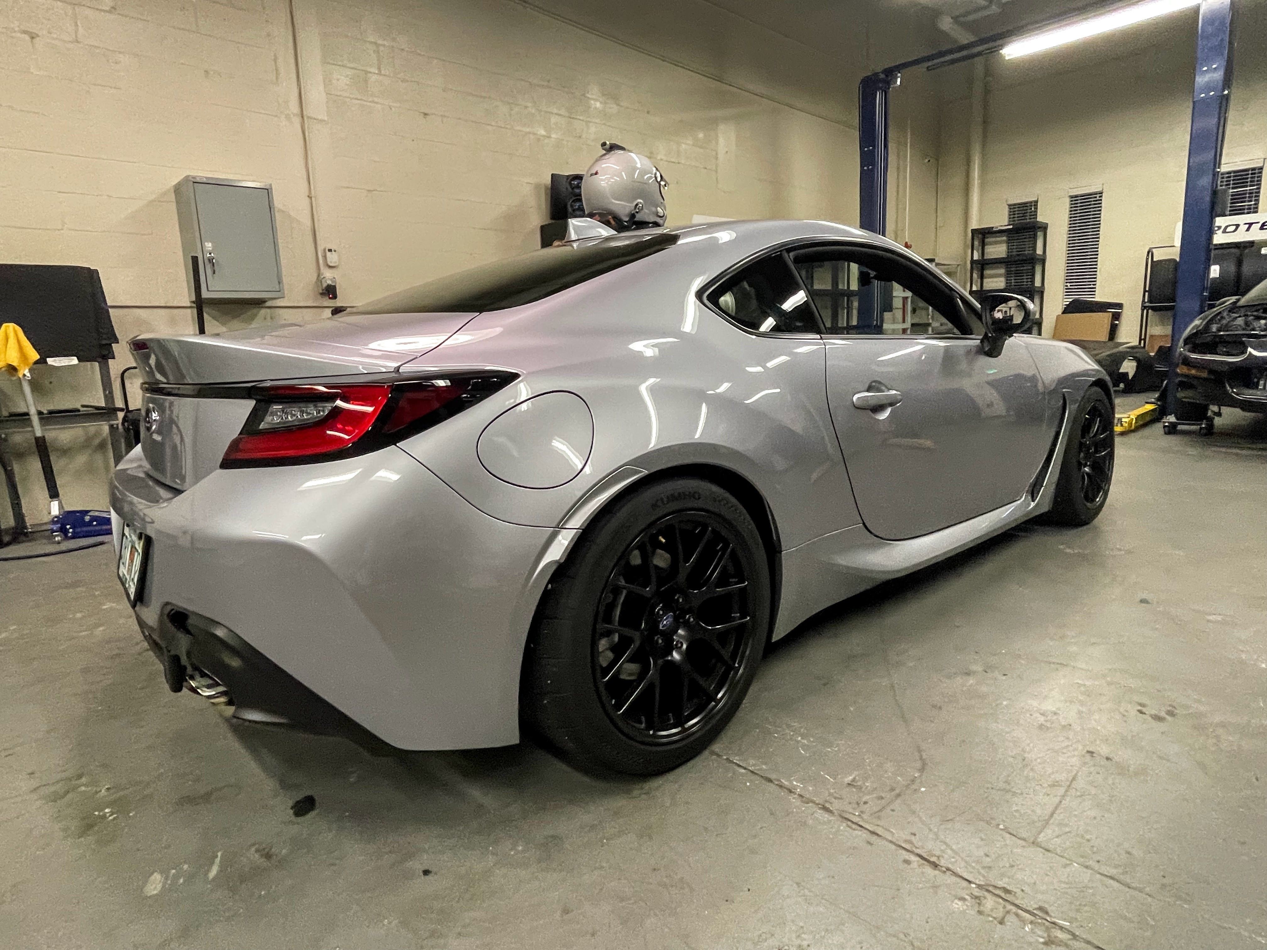 Subaru ZD8 / Gen 2 BRZ with 17" EC-7R Wheels in Satin Black