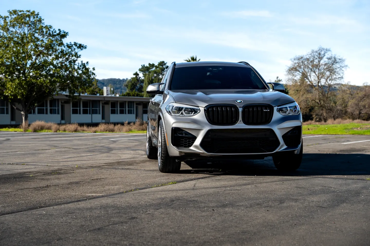 BMW F97 X3M with 21" VS-5RX Wheels in Brushed Clear
