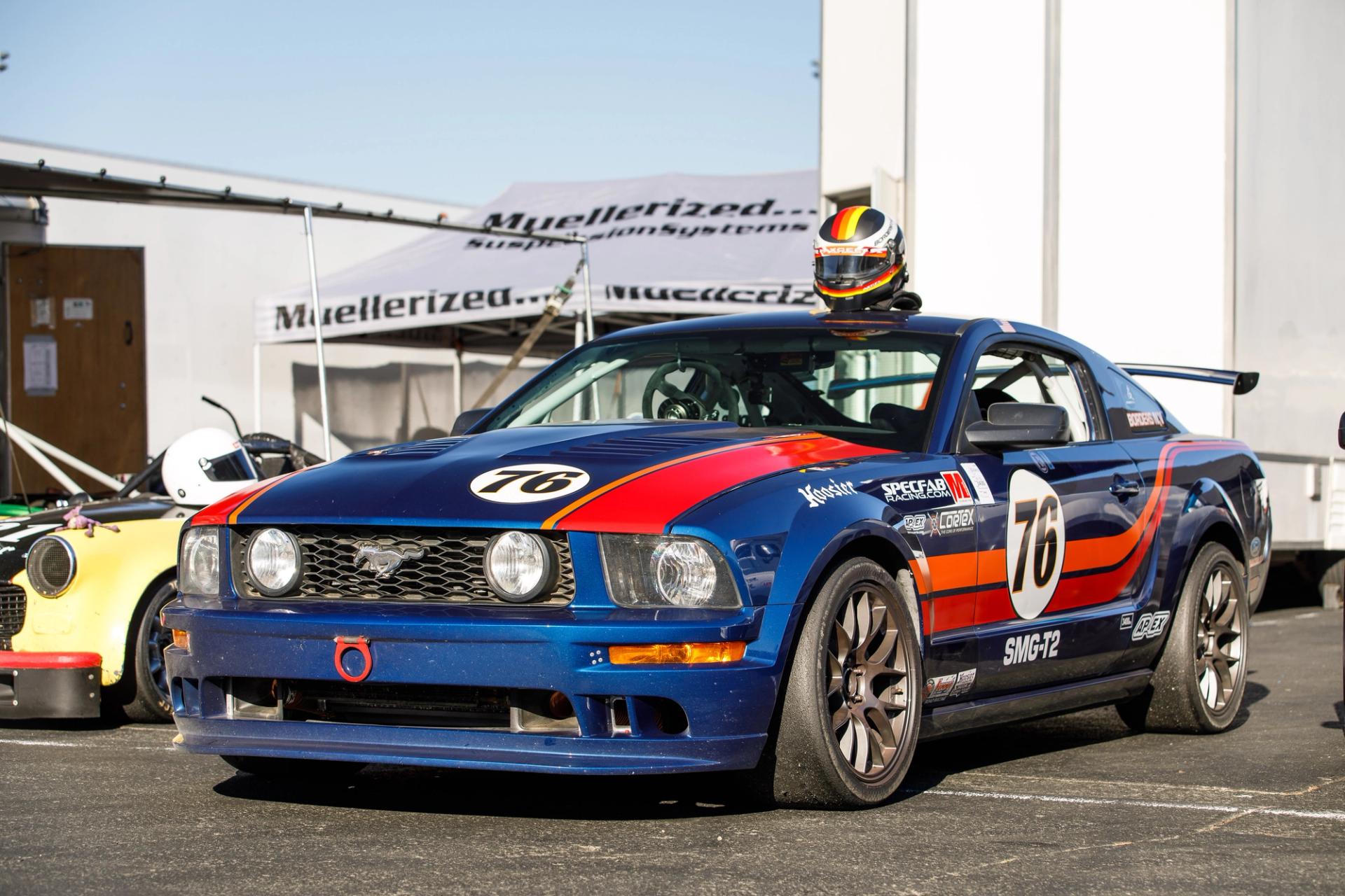 Ford S197 Mustang GT with 18" EC-7 in Anthracite on Ford S197 - Apex Album