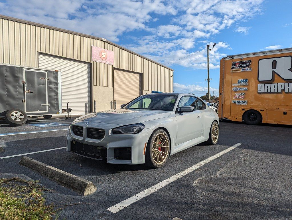BMW G87 M2 with 19" VS-5RS Wheels in Motorsport Gold