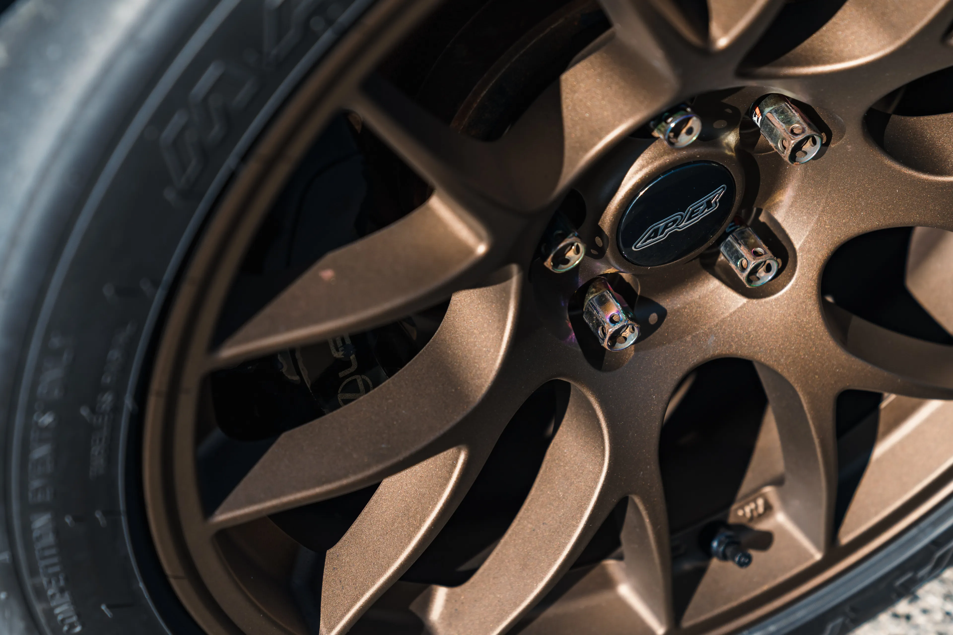 Lexus USE20 IS-F with 18" EC-7 Wheels in Satin Bronze