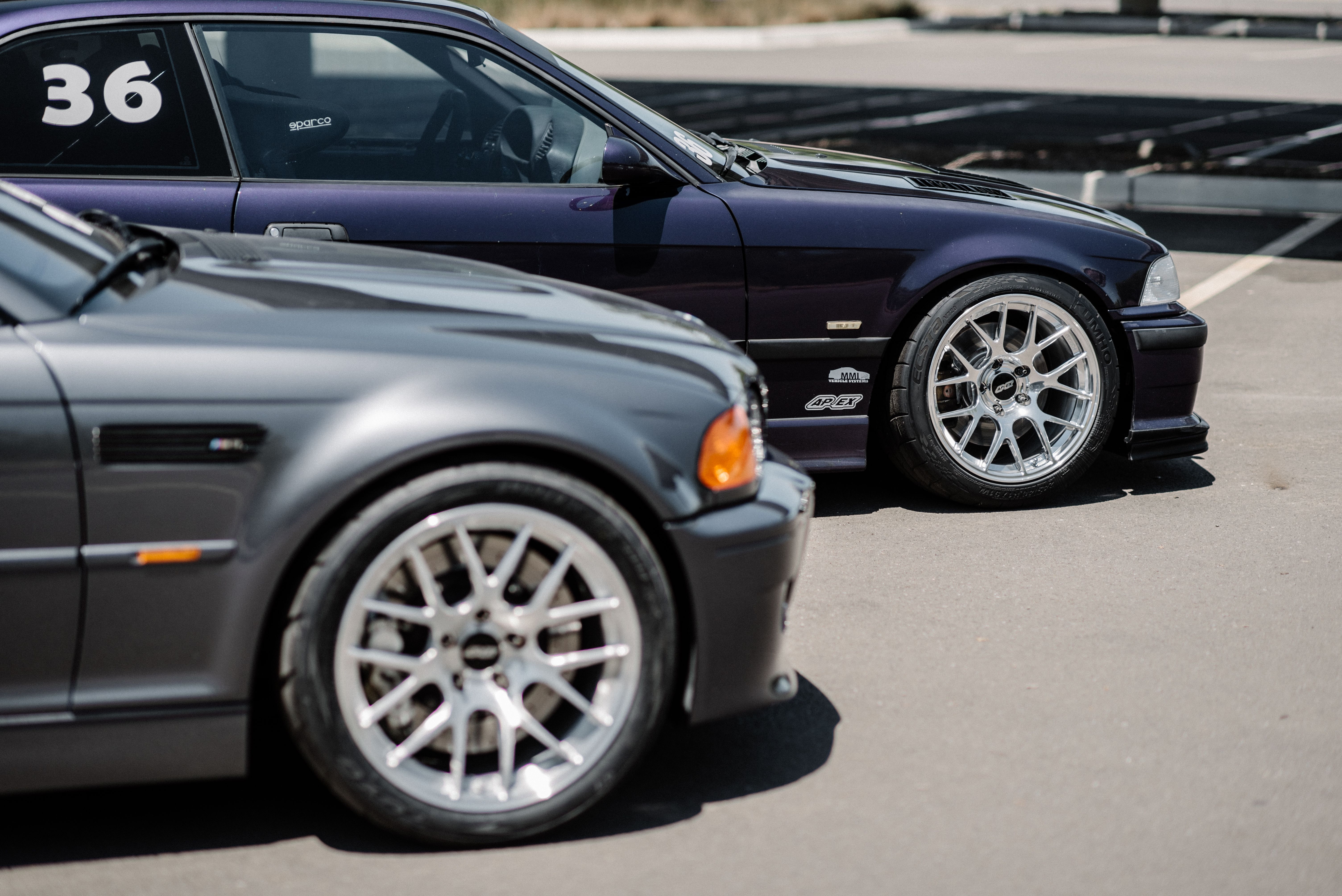 BMW E46 M3 With EC-7R Forged Wheels