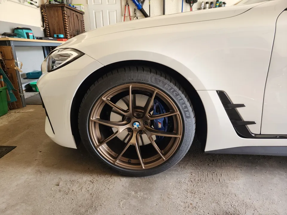 BMW G26 Gran Coupe 4 Series with 19" VS-5RS Wheels in Satin Bronze