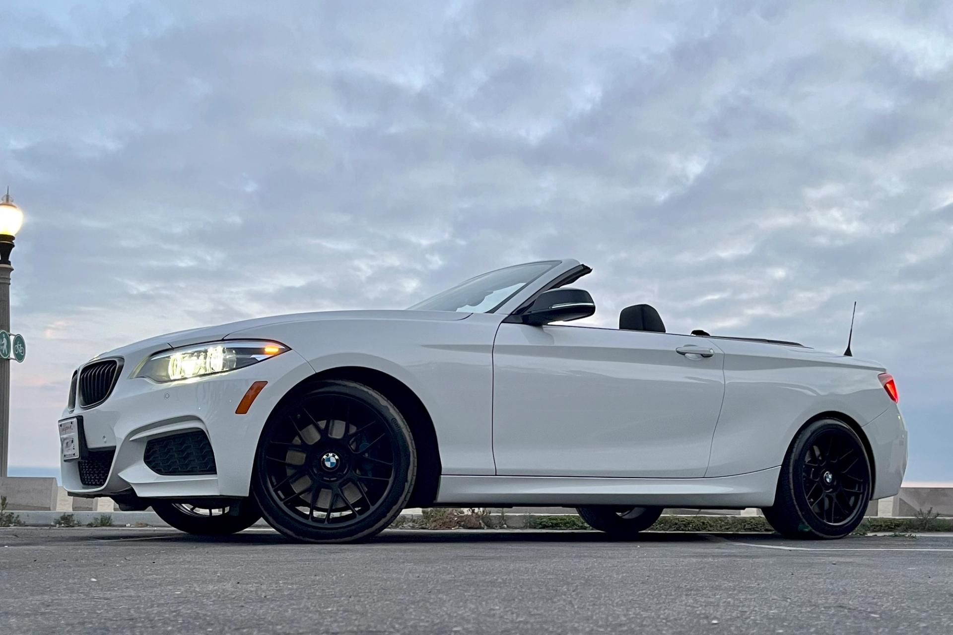 BMW F23 Convertible 2 Series with 18" ARC-8 Wheels in Satin Black