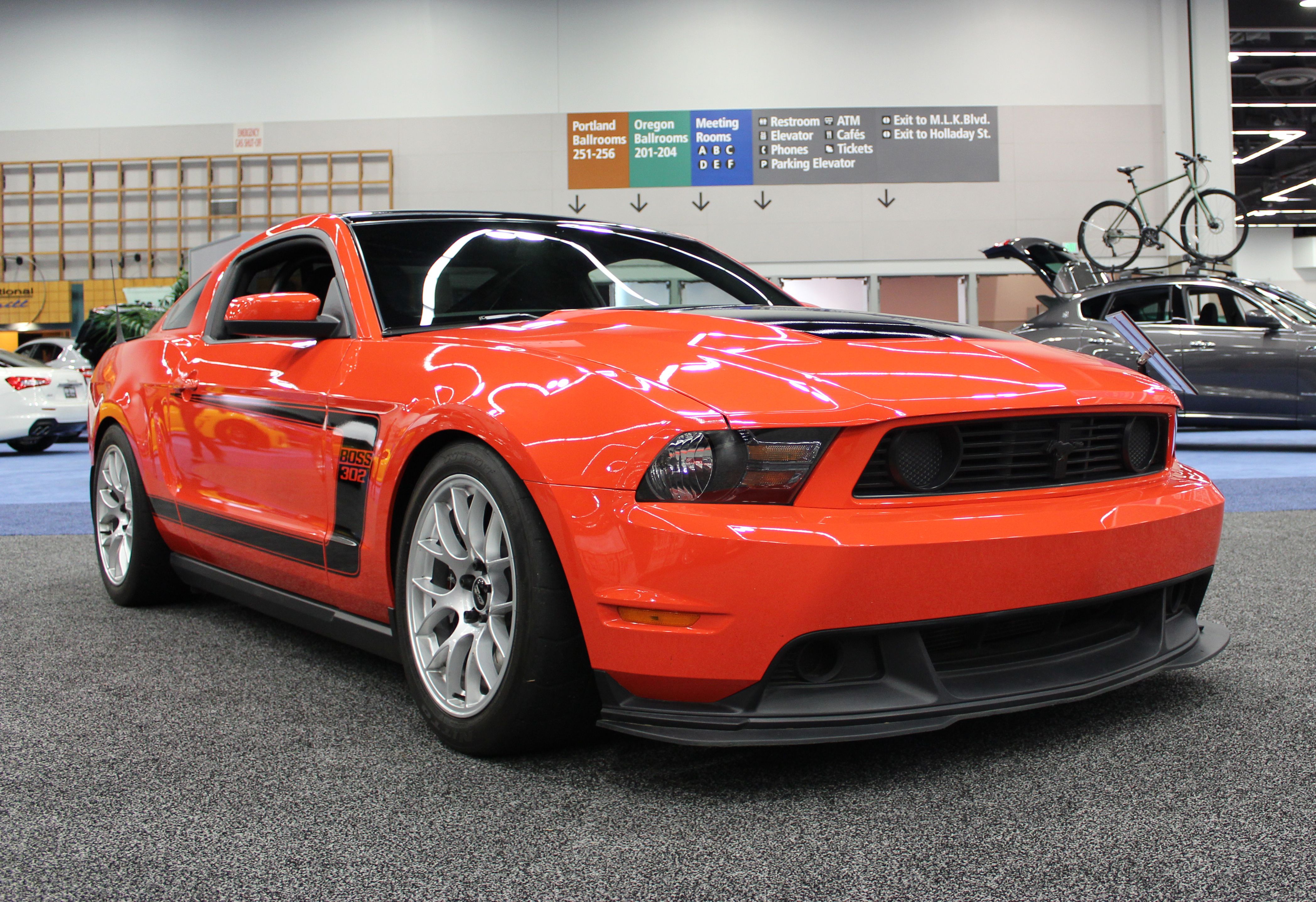 Ford S197 Mustang Boss 302 with 18" EC-7 in Race Silver on Ford S197 ...
