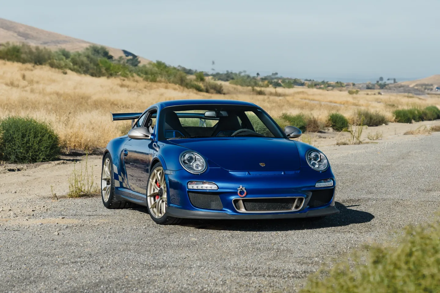 Porsche 911 997 GT3 RS with 19" VS-5RS Wheels in Motorsport Gold