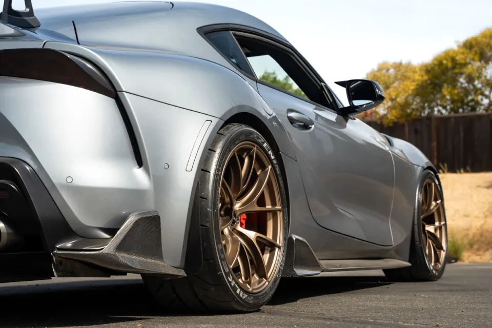 Toyota GR Supra with 19" VS-5RS Wheels in Satin Bronze
