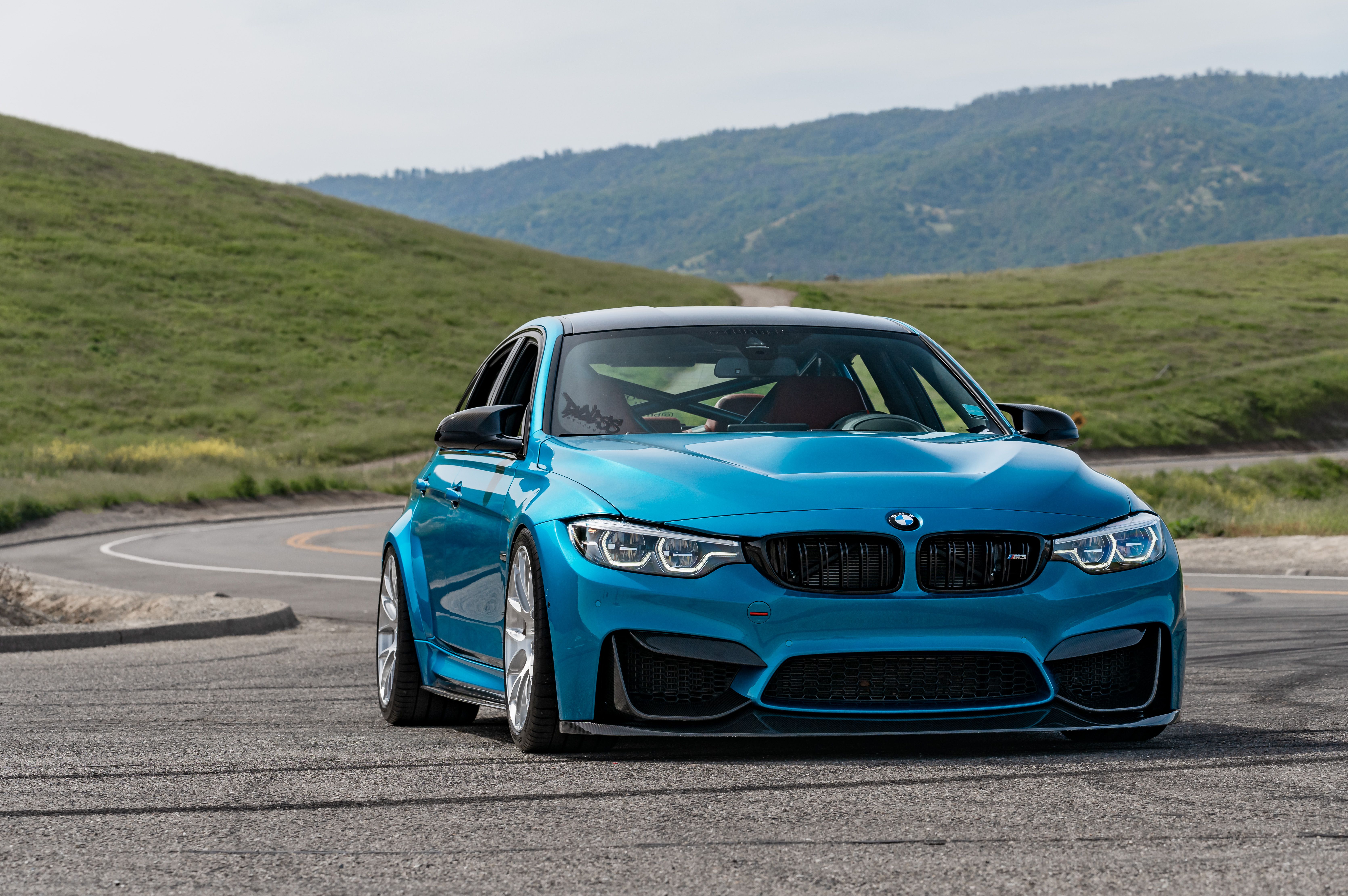 BMW F80 M3 with 19" EC-7RS Wheels in Brushed Clear