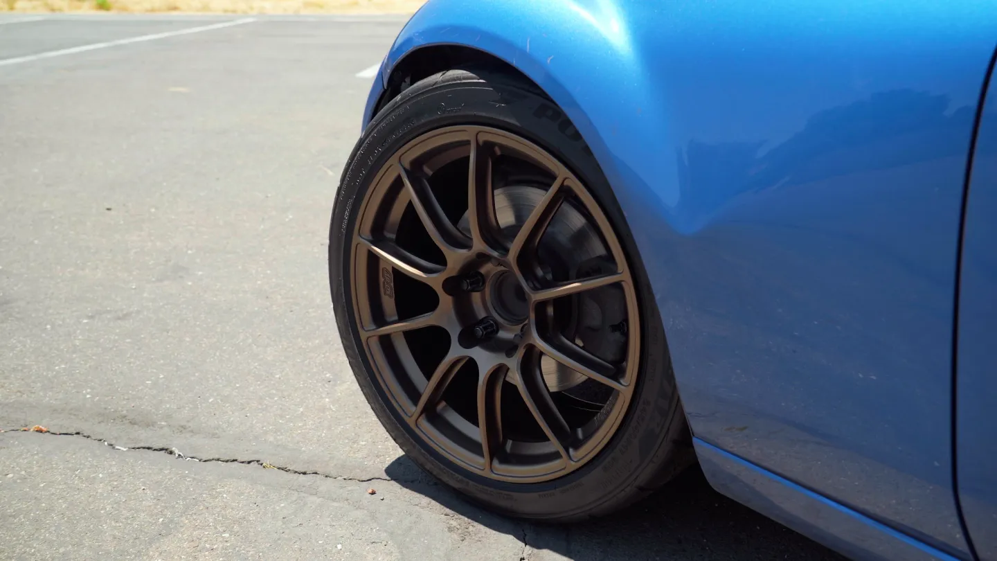 Mazda NC MX-5 Miata with 17" SM-10RS Wheels in Satin Bronze