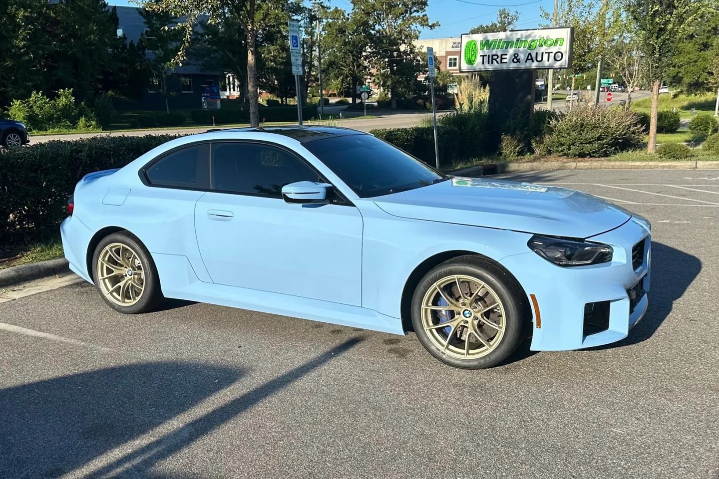 BMW G87 M2 with 18" VS-5RS Wheels in Motorsport Gold
