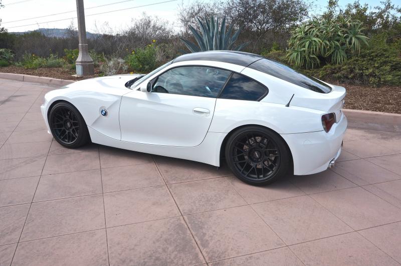 BMW E86 Coupe Z4 M with 18" ARC-8 Wheels in Satin Black