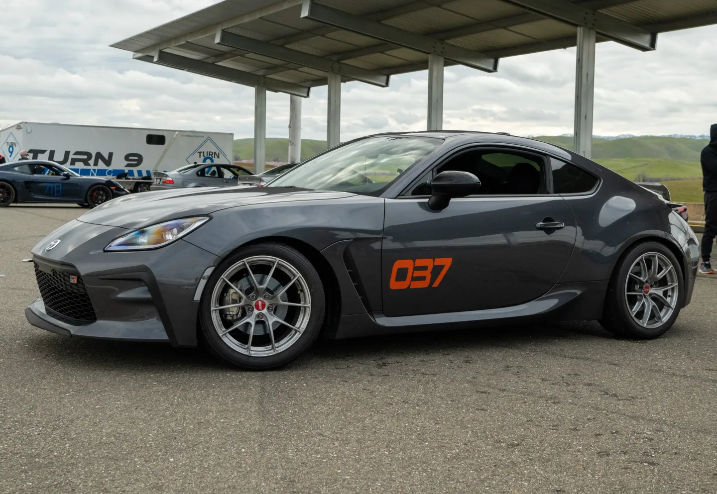 Toyota GR86 with 17" VS-5RS Wheels in Brushed Clear