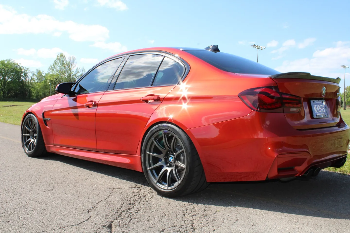BMW F80 M3 with 18" SM-10 Wheels in Anthracite