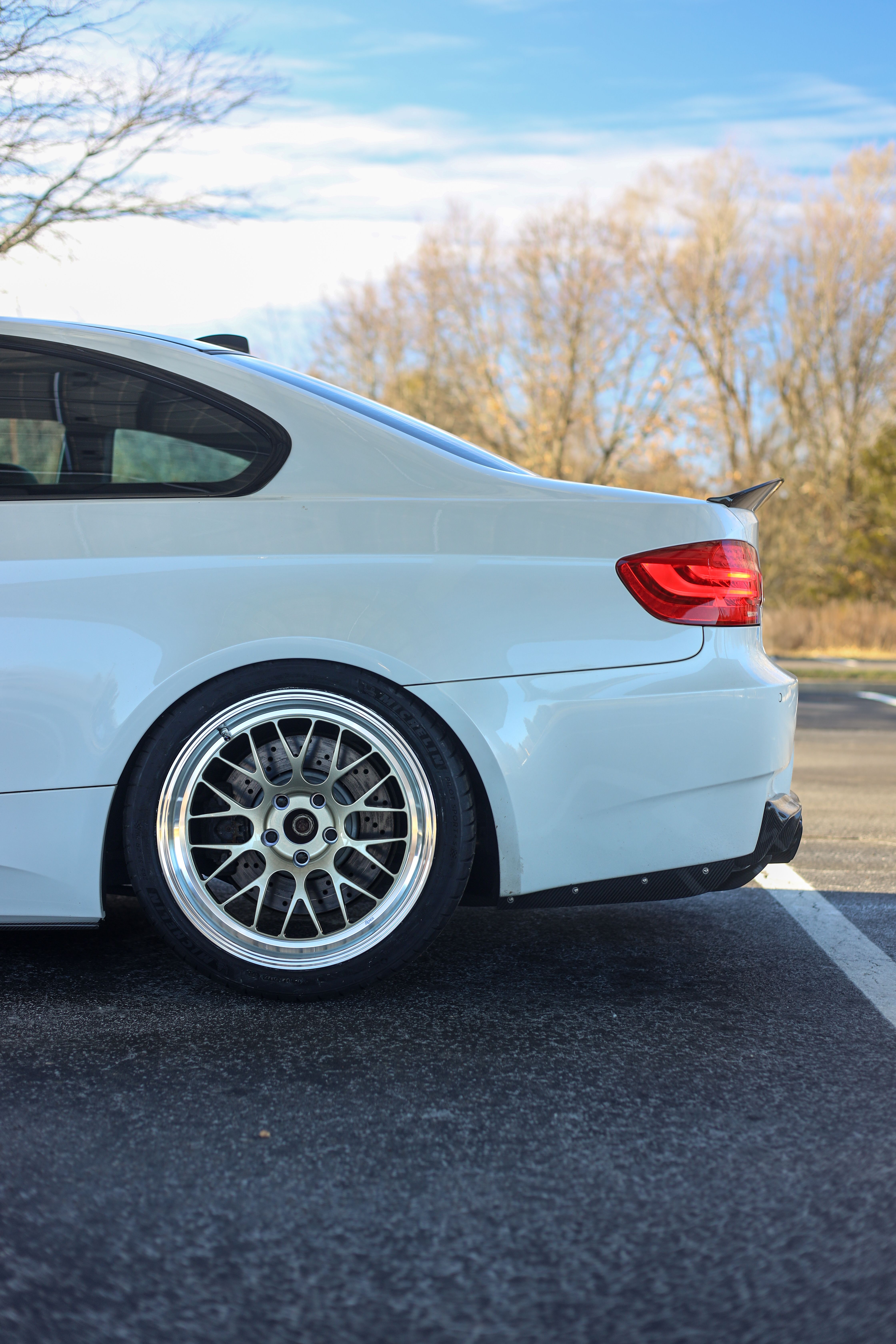 BMW E92 Coupe M3 with 19" ML-10RT Wheels in Machined Lip Gloss ...