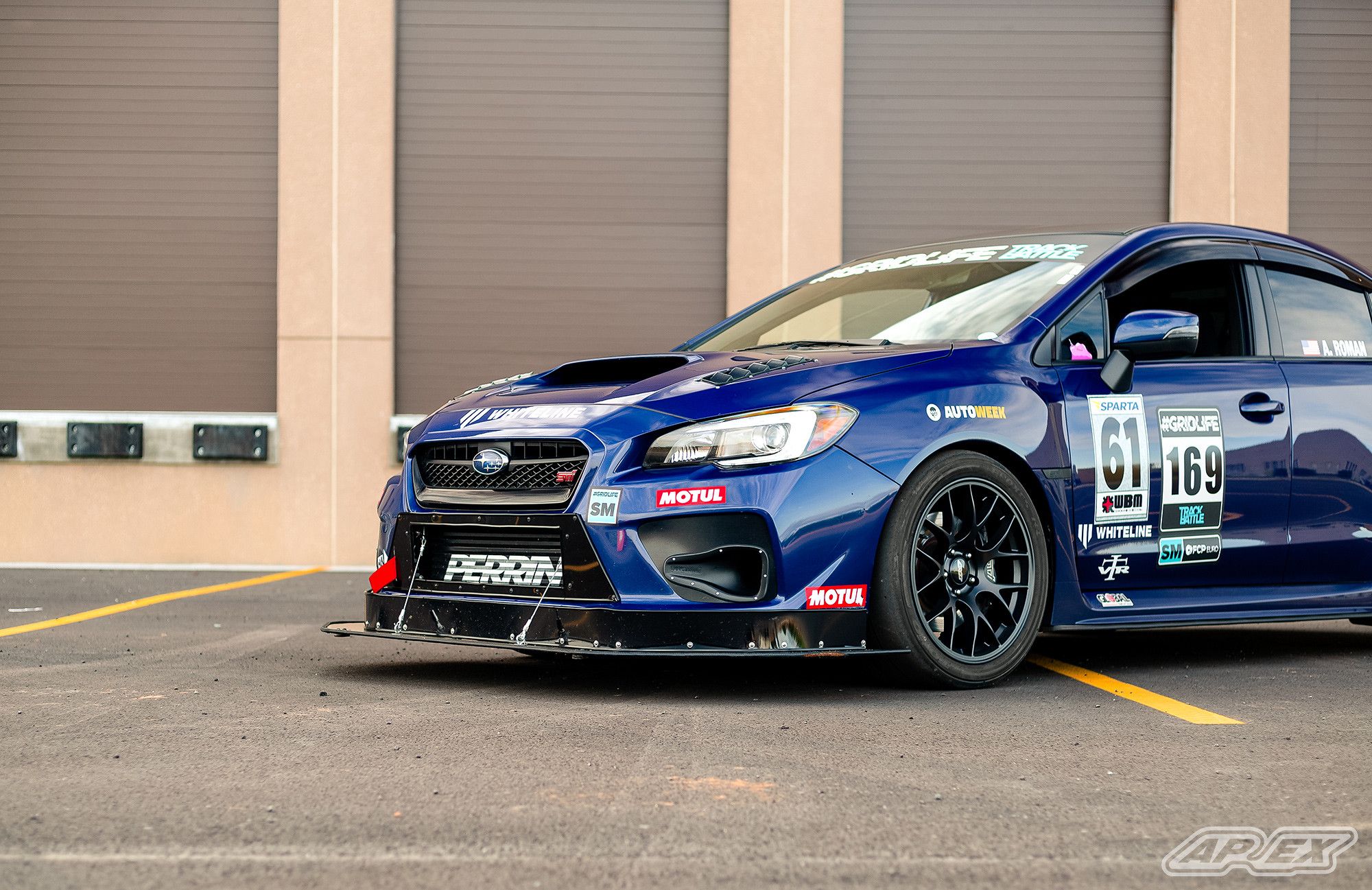 Subaru VA WRX STI with 18" EC-7 Wheels in Satin Black