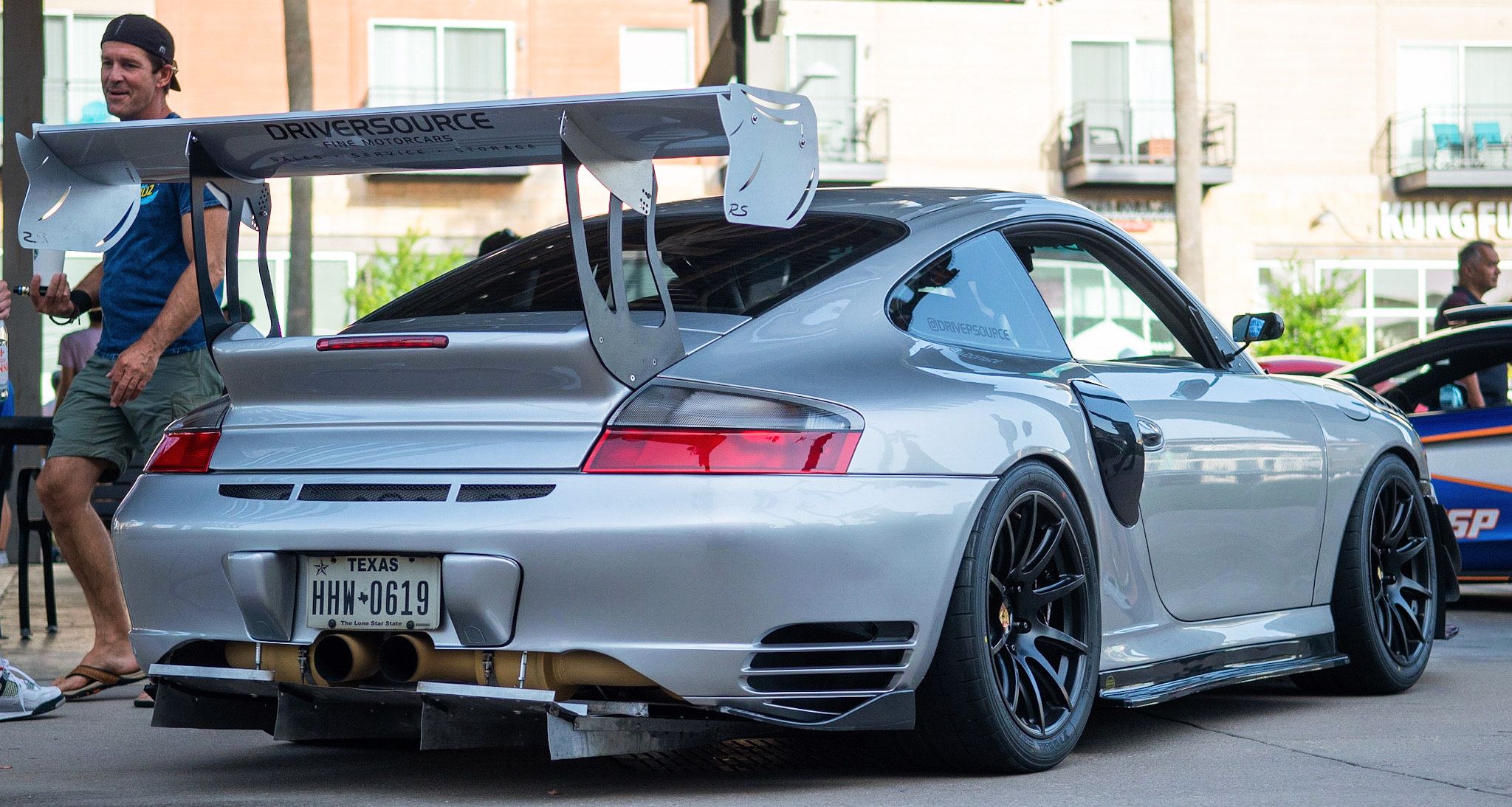 Porsche 911 996 Turbo with 18" SM-10 in Satin Black on Porsche 996 C4S ...