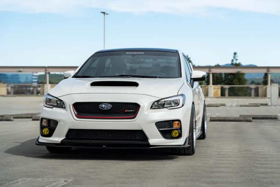 Subaru VA WRX STI with 18" ML-10RT Wheels in Machined Lip Anthracite