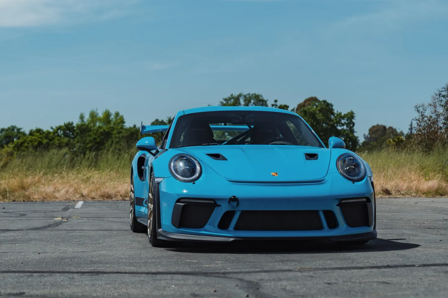 Porsche 911 991.2 GT3 RS with 19" EC-7RS Wheels in Motorsport Gold