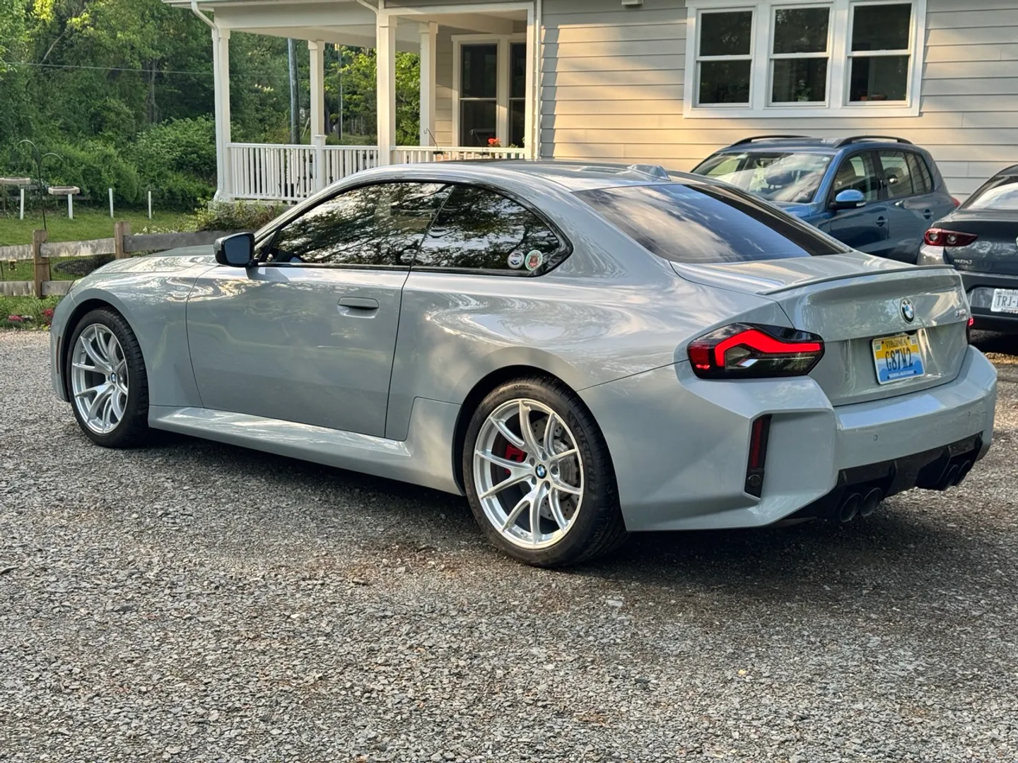 BMW G87 M2 with 19" VS-5 Wheels in Race Silver