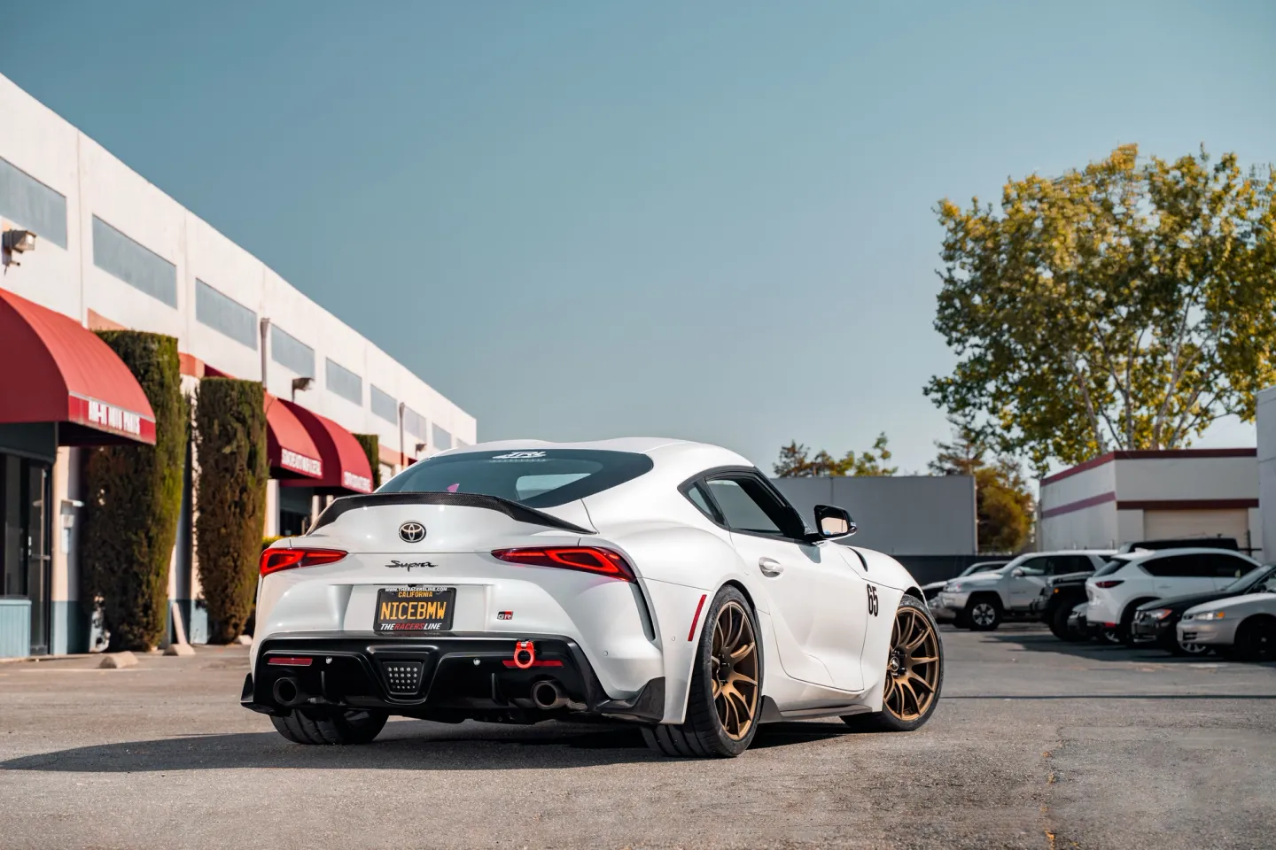 Toyota GR Supra with 19" SM-10 Wheels in Satin Bronze