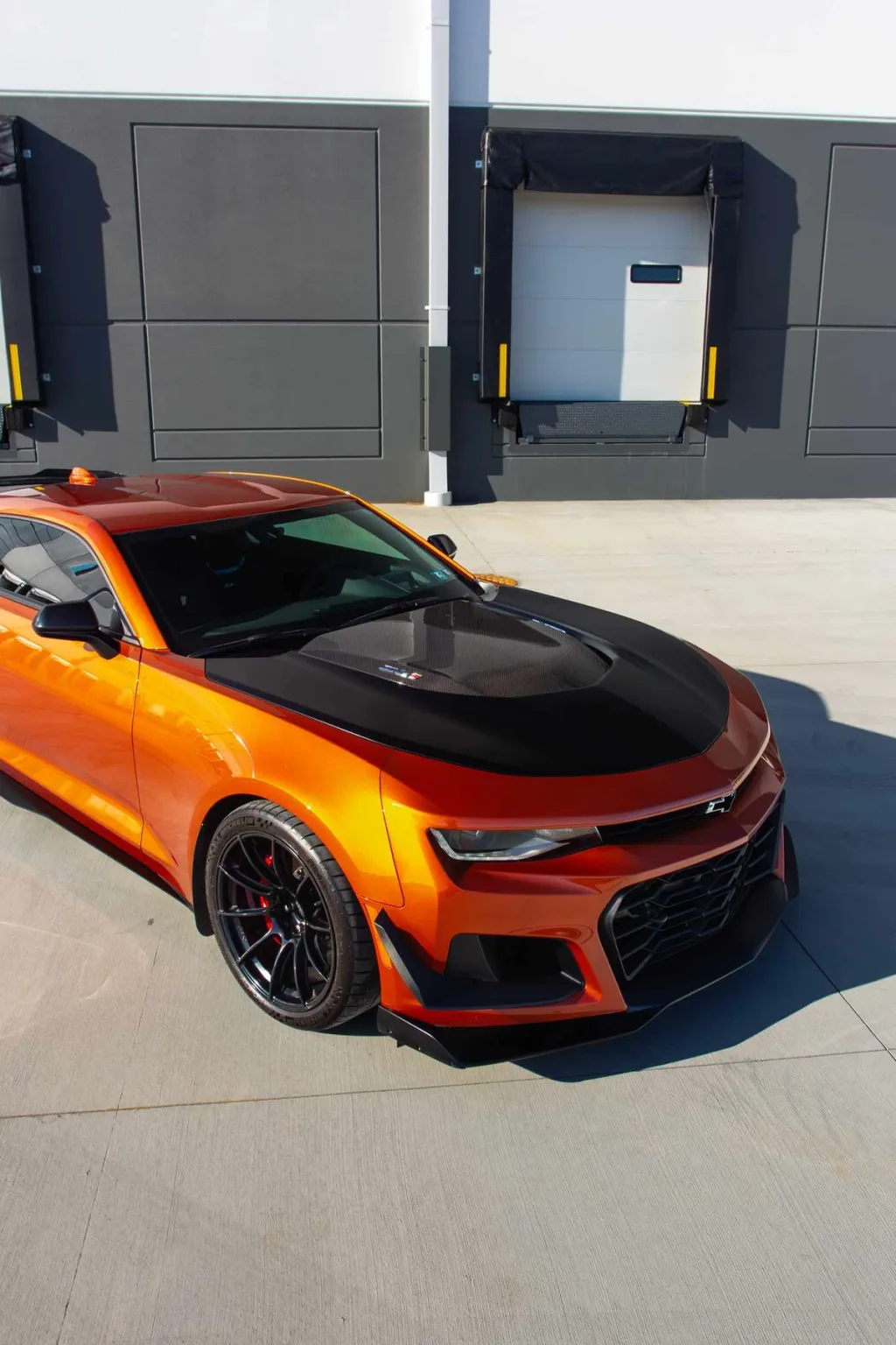 Chevrolet 6th Gen Camaro ZL1 1LE with 19" SM-10RS Wheels in Satin Black